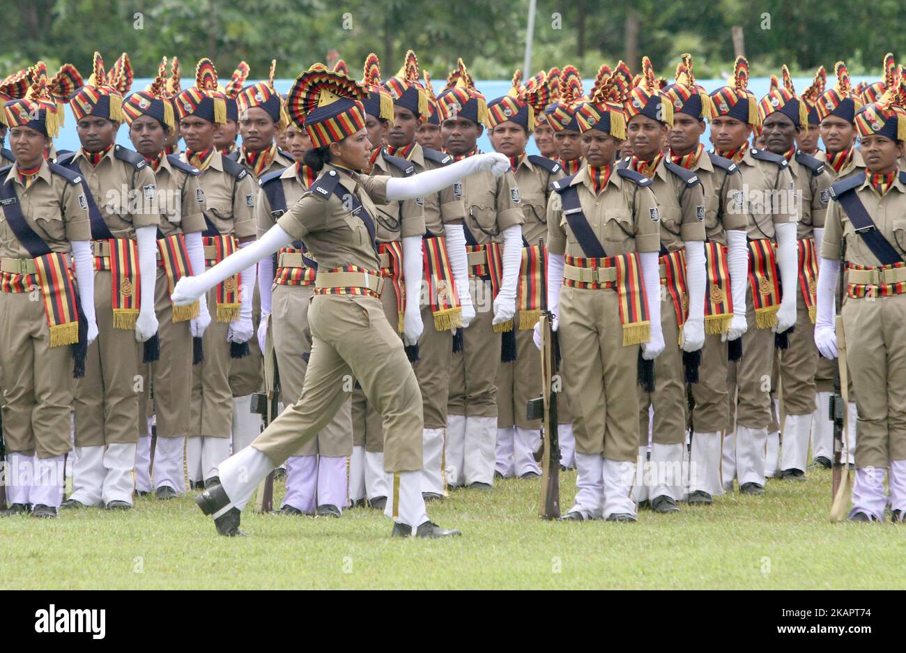 Newly recruited constables of the first batch State Industrial Security ...