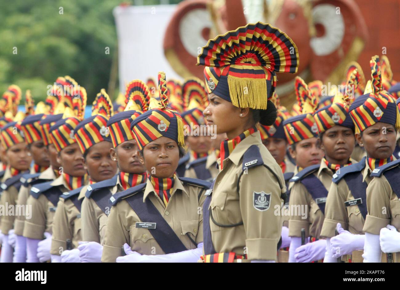 Newly recruited constables of the first batch State Industrial Security ...