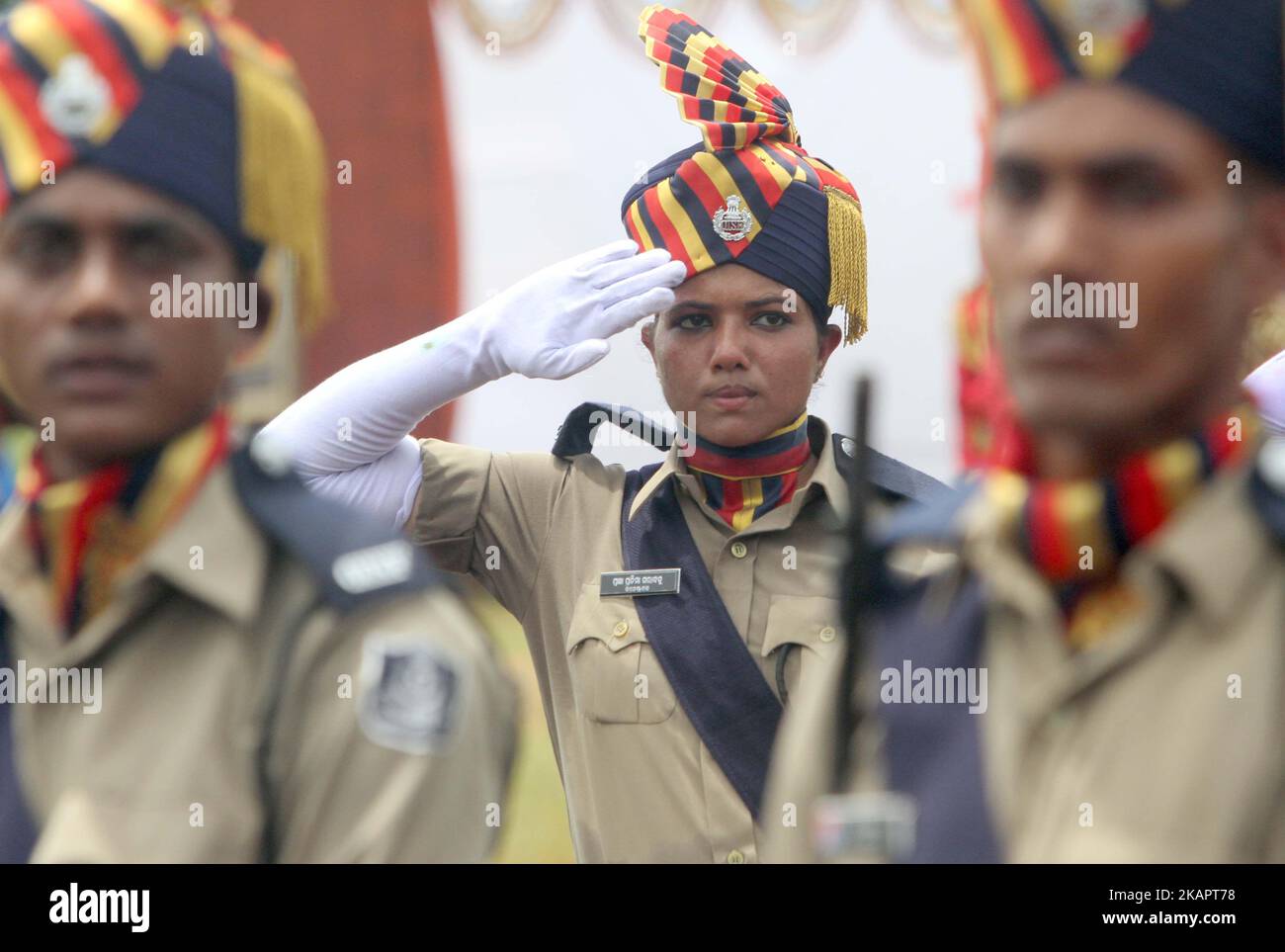 Newly recruited constables of the first batch State Industrial Security ...