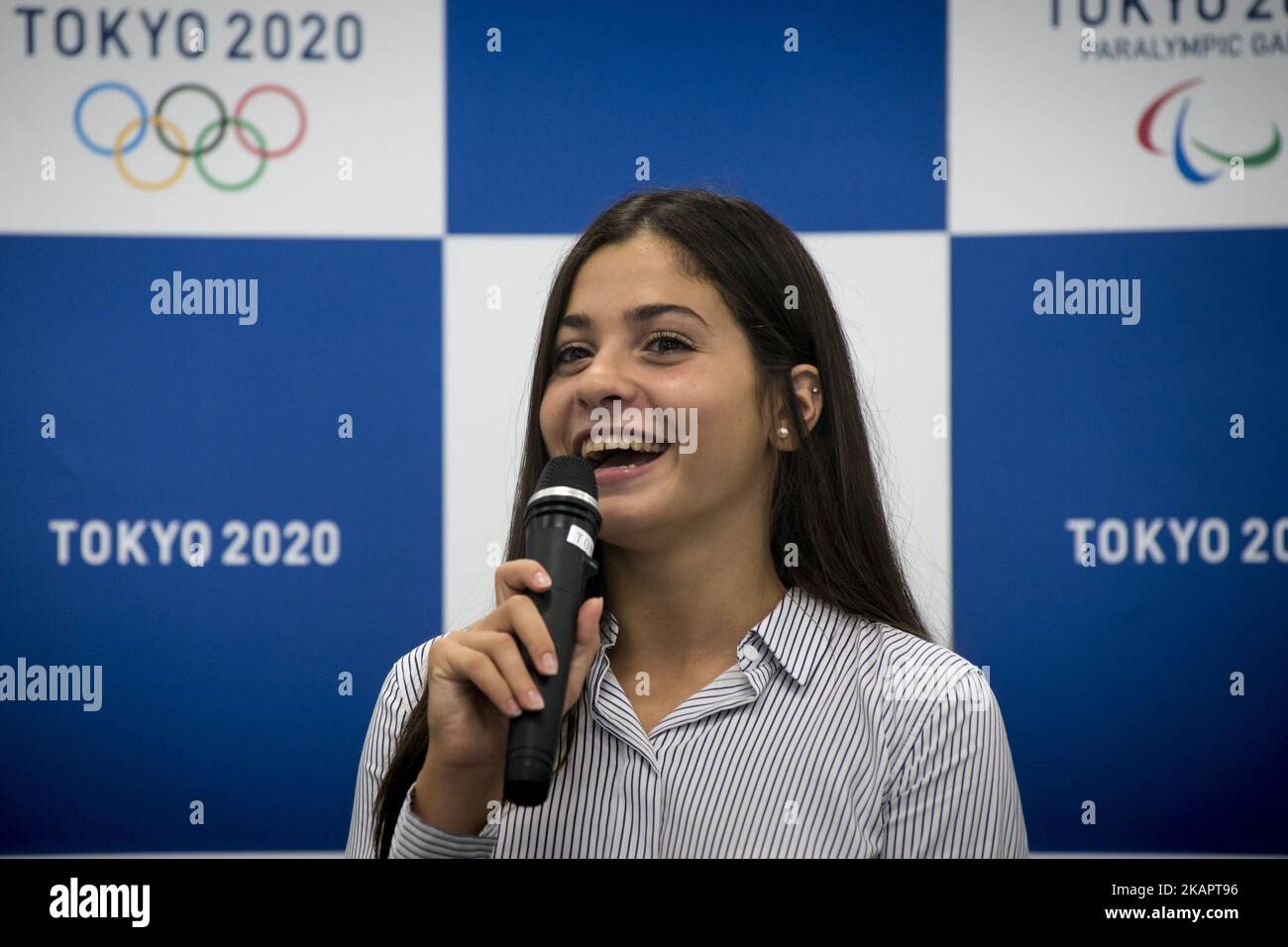 Yusra Mardini, a 19 year-old Syrian swimmer who competed at the Rio ...