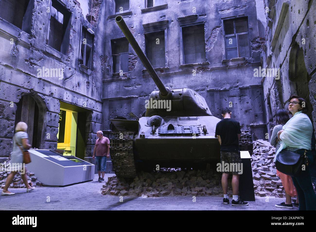 A view of the Museum of the Second World War in Gdansk, a two days ...