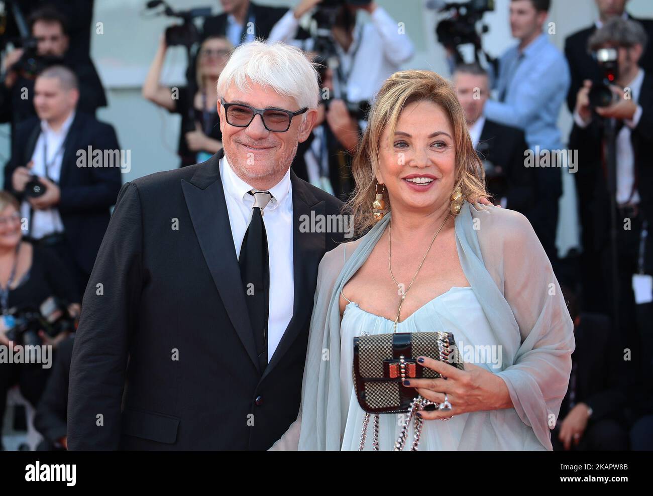 Ricky Tognazzi and Simona Izzo walks the red carpet ahead of the ...