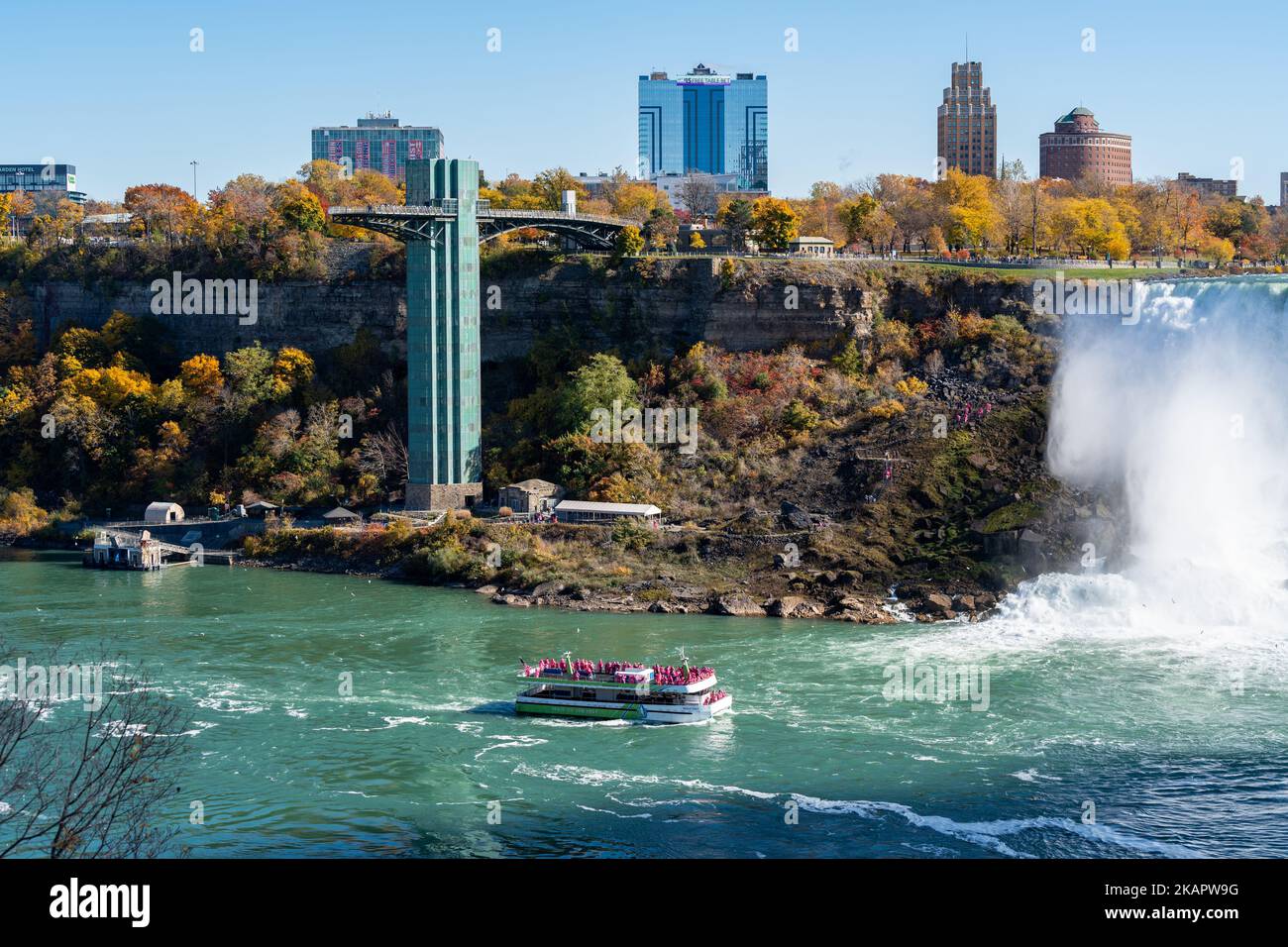 Niagara Falls City, Ontario, Canada - October 27 2022 : Maid of the ...