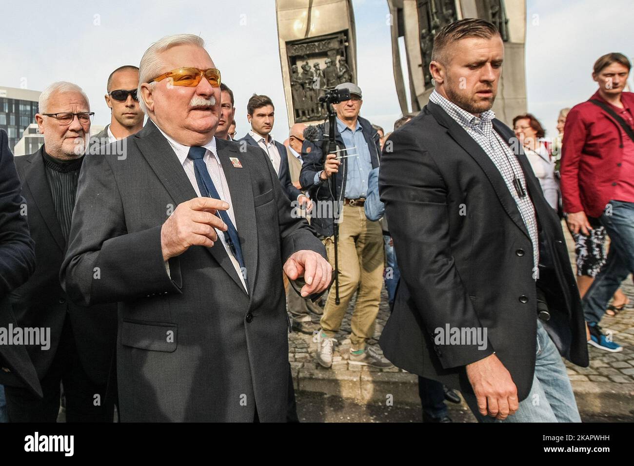 Former President of Poland and First Solidarity Movement leader Lech ...