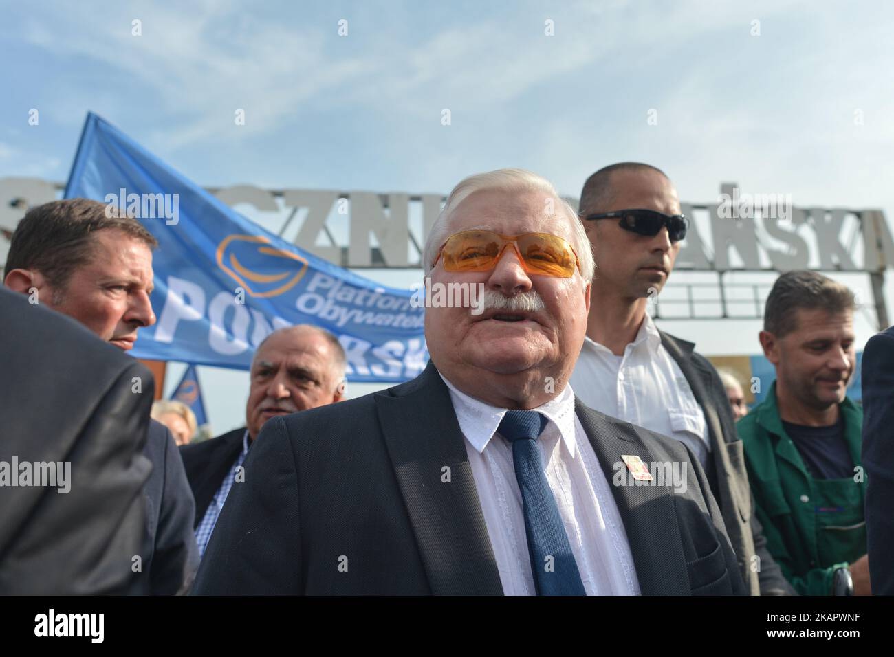 Lech Walesa, co-founder and former head of Solidarity (Solidarnosc ...