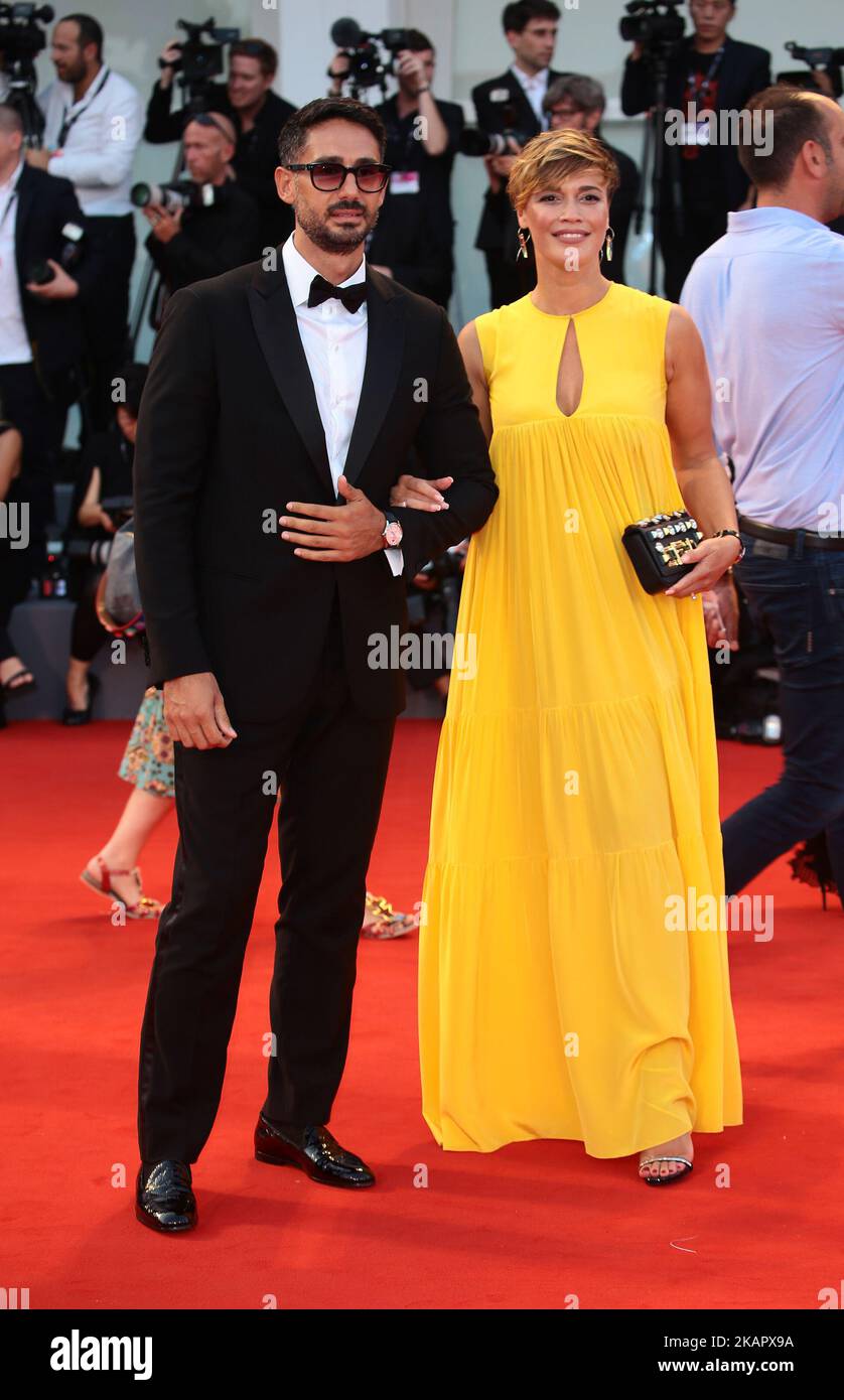 Roberta Giarrusso and Riccardo Di Pasquale walks the red carpet ahead ...