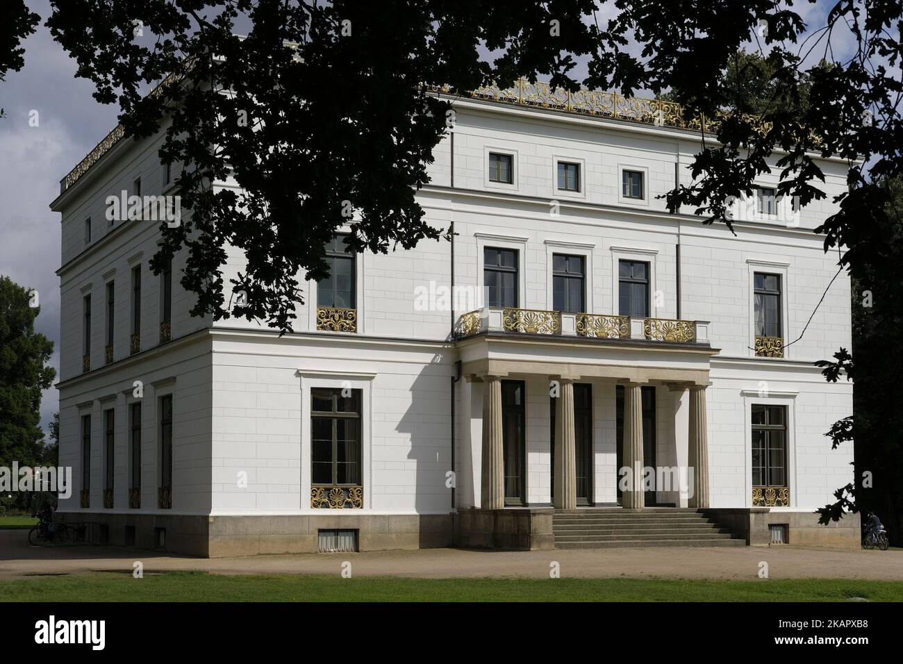Jenisch Haus museum in Hamburg, Germany on August 31, 2017. The House ...