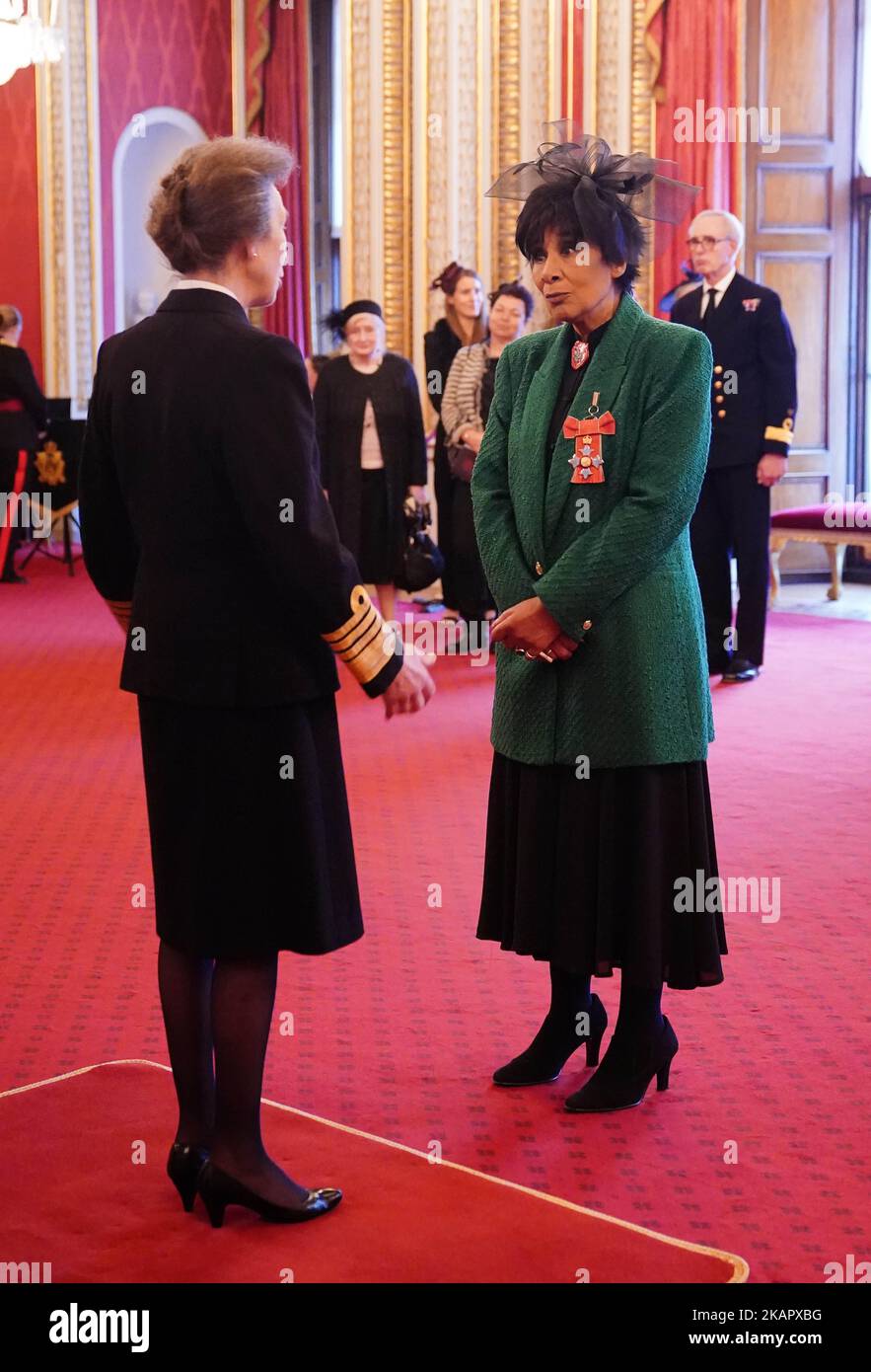 Presenter and Broadcaster Moira Stuart is made a CBE (Commander of the ...