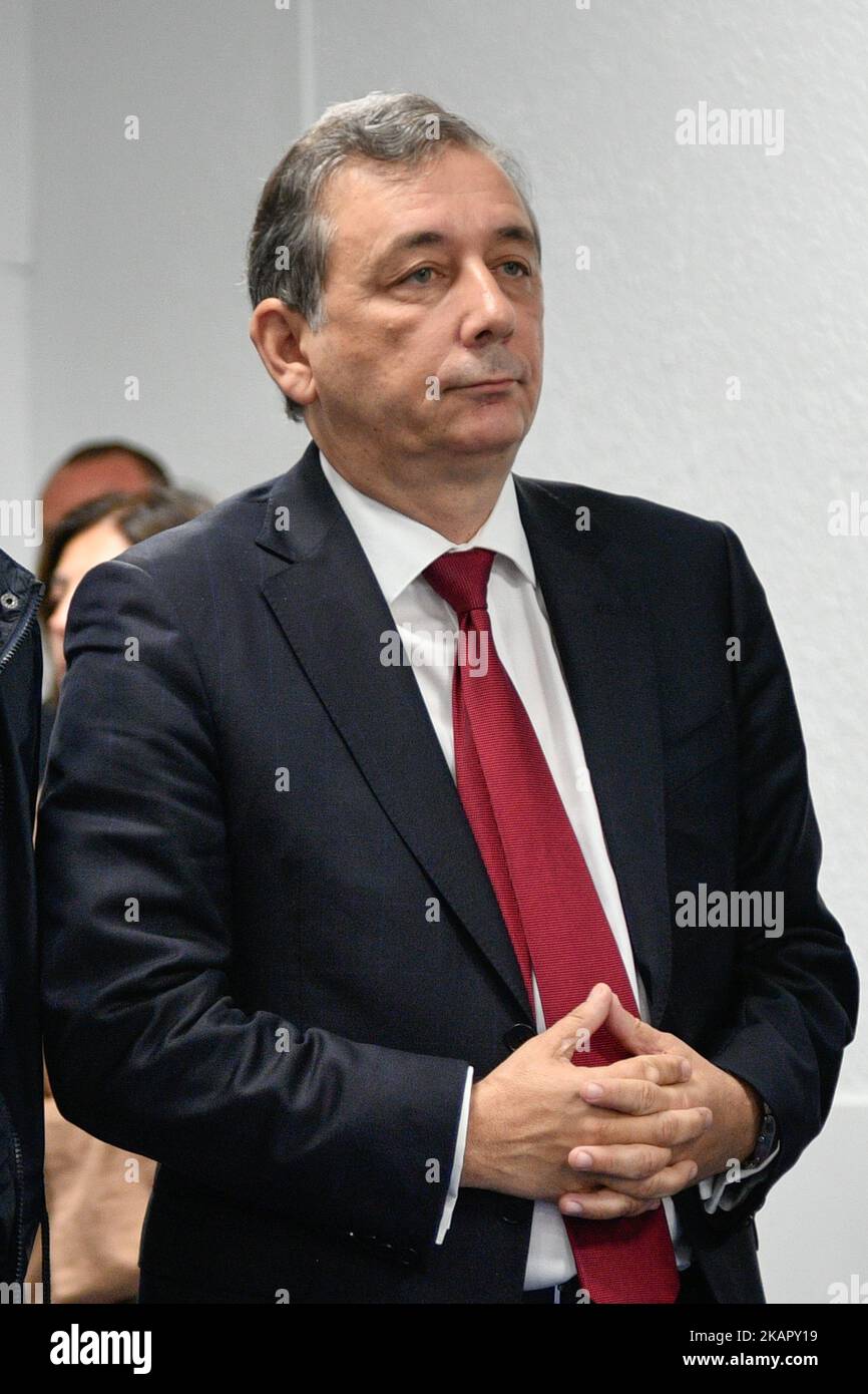 The Rector of the Academie of Paris, Mr Gilles Pecout during his visite ...