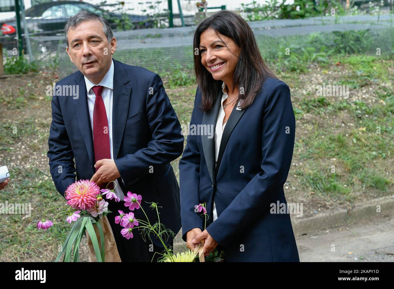 The Mayor of Paris, Anne Hidalgo and the Rector of the Academie of ...