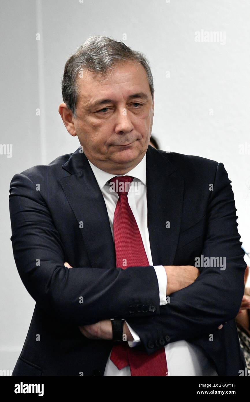 The Rector of the Academie of Paris, Mr Gilles Pecout during his visite ...