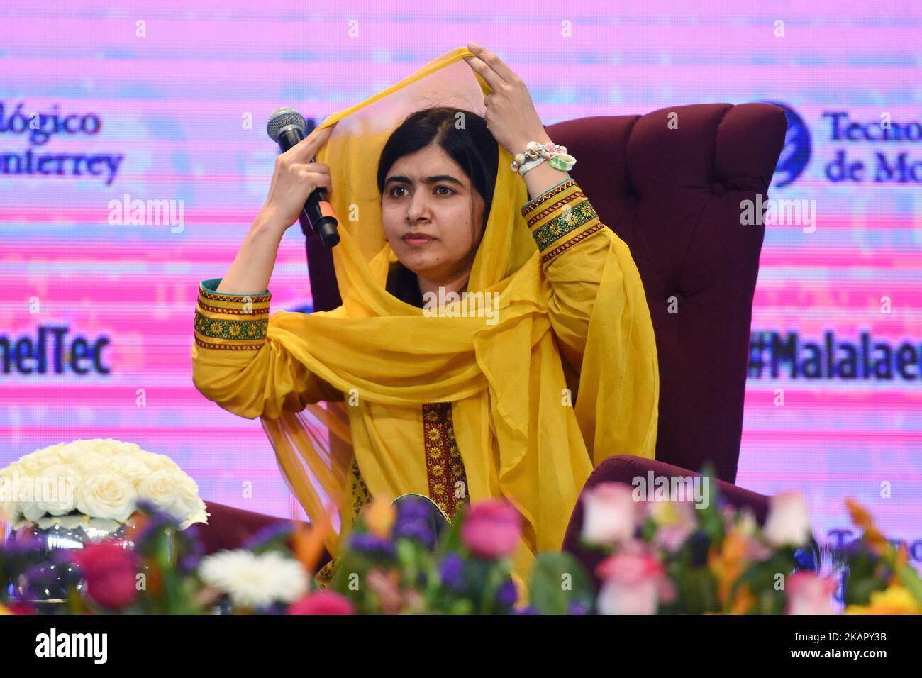 Pakistani Social Leader Malala Yousafzai and winner of Nobel Peace ...