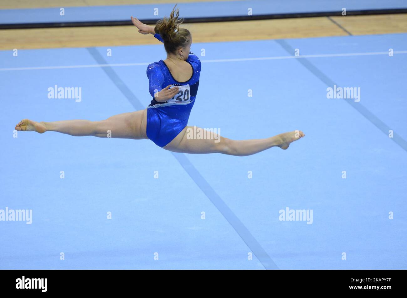 Anna Salmi, Finland, performs during the Varna FIG World Challenge Cup ...
