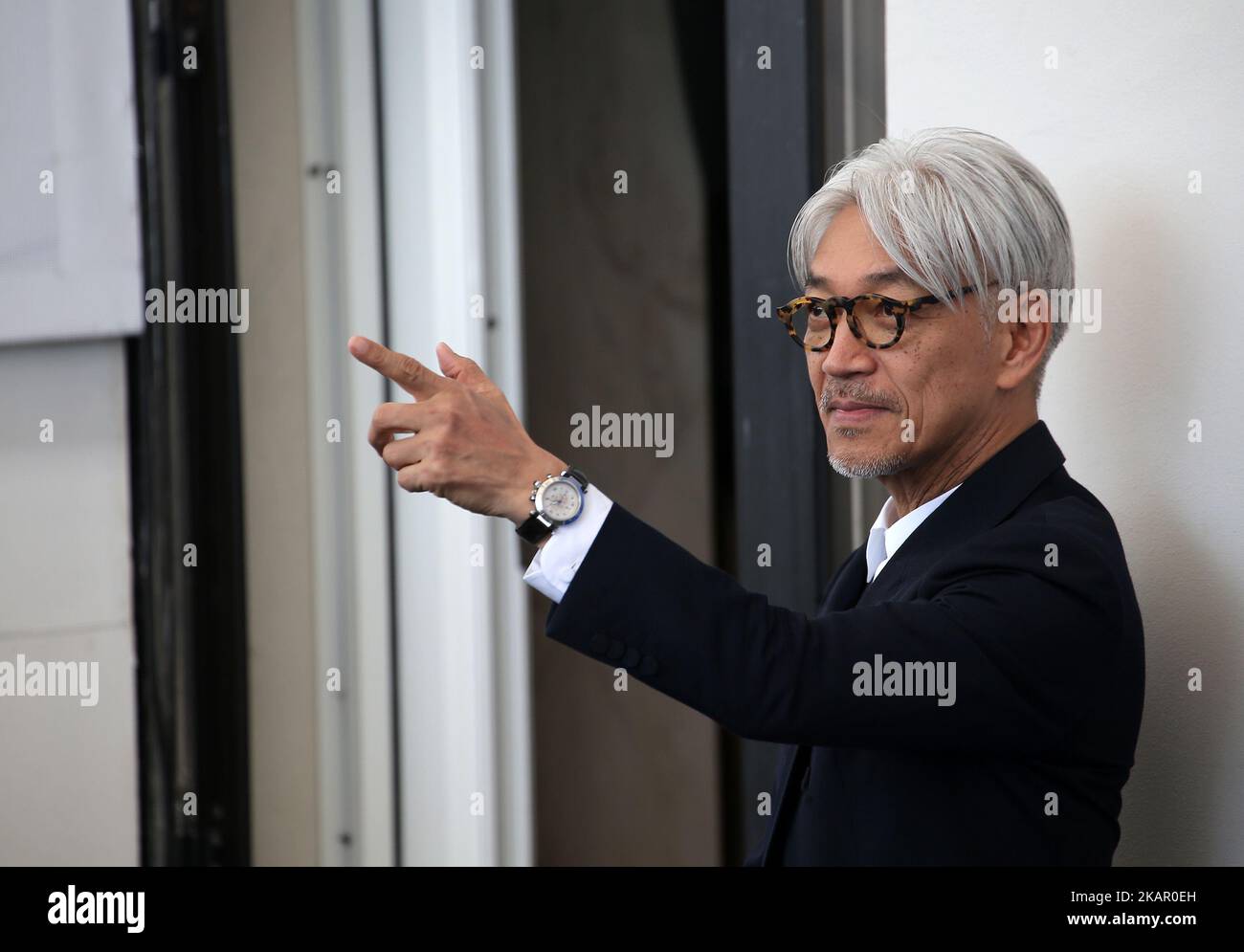 Venice, Italy. 03 September, 2017. Ryuichi Sakamoto attend the 'Ryuichi ...