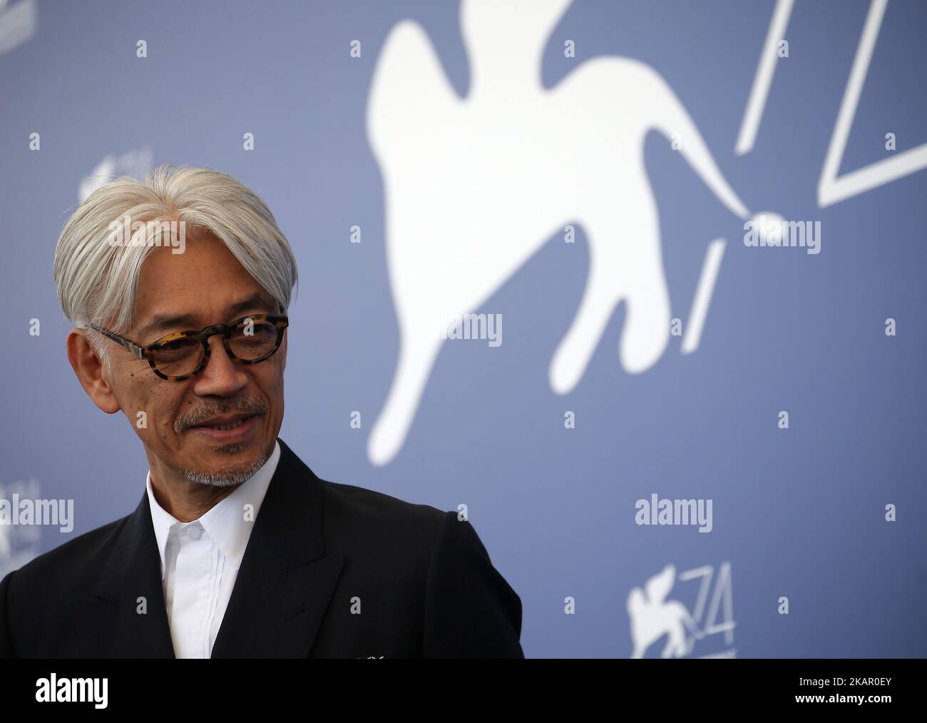 Venice, Italy. 03 September, 2017. Ryuichi Sakamoto attend the 'Ryuichi ...