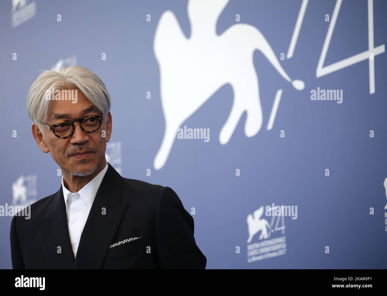 Venice, Italy. 03 September, 2017. Ryuichi Sakamoto attend the 'Ryuichi ...
