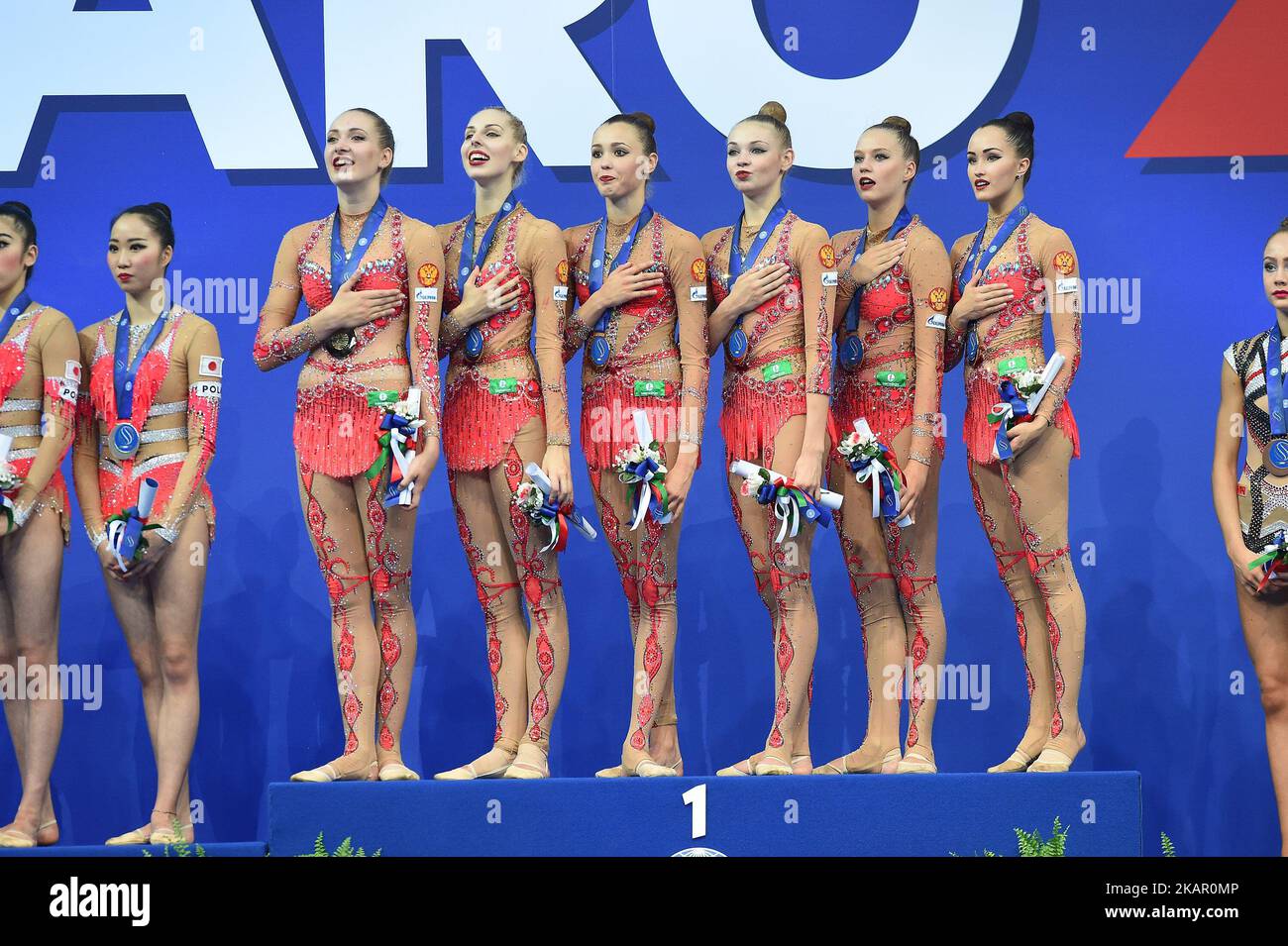 Russian national team Anastasia Bliznyuk, Evgeniia Levanova, Kseniia ...