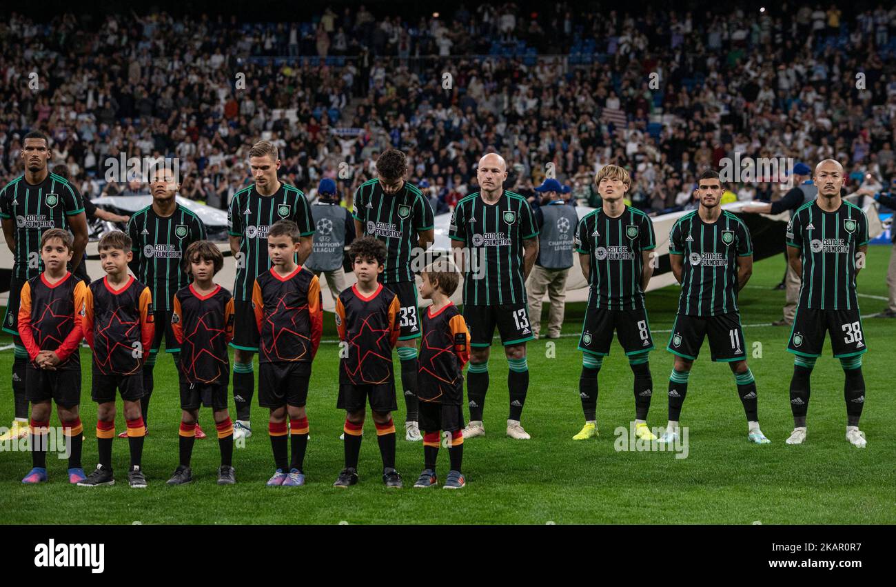 02nd November 2022; Stadium Santiago Bernabeu, Madrid, Champions League ...