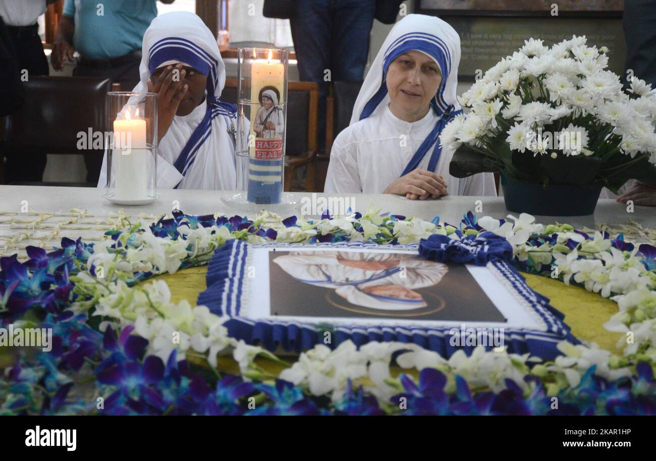 Indian catholicism mother teresa saint teresa mother hi-res stock ...