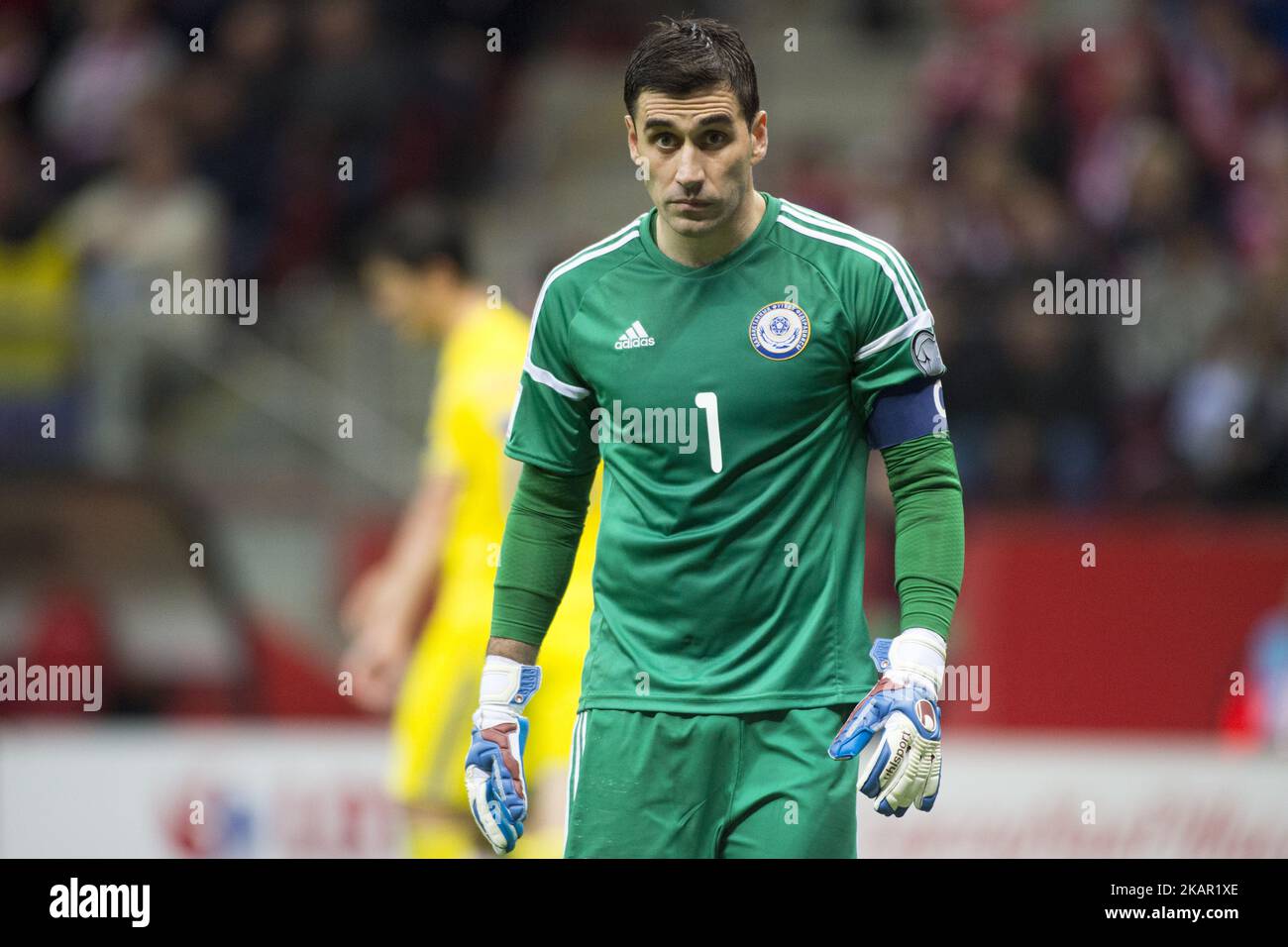 David Loria of Kazakhstan during the FIFA World Cup 2018 Qualifying ...