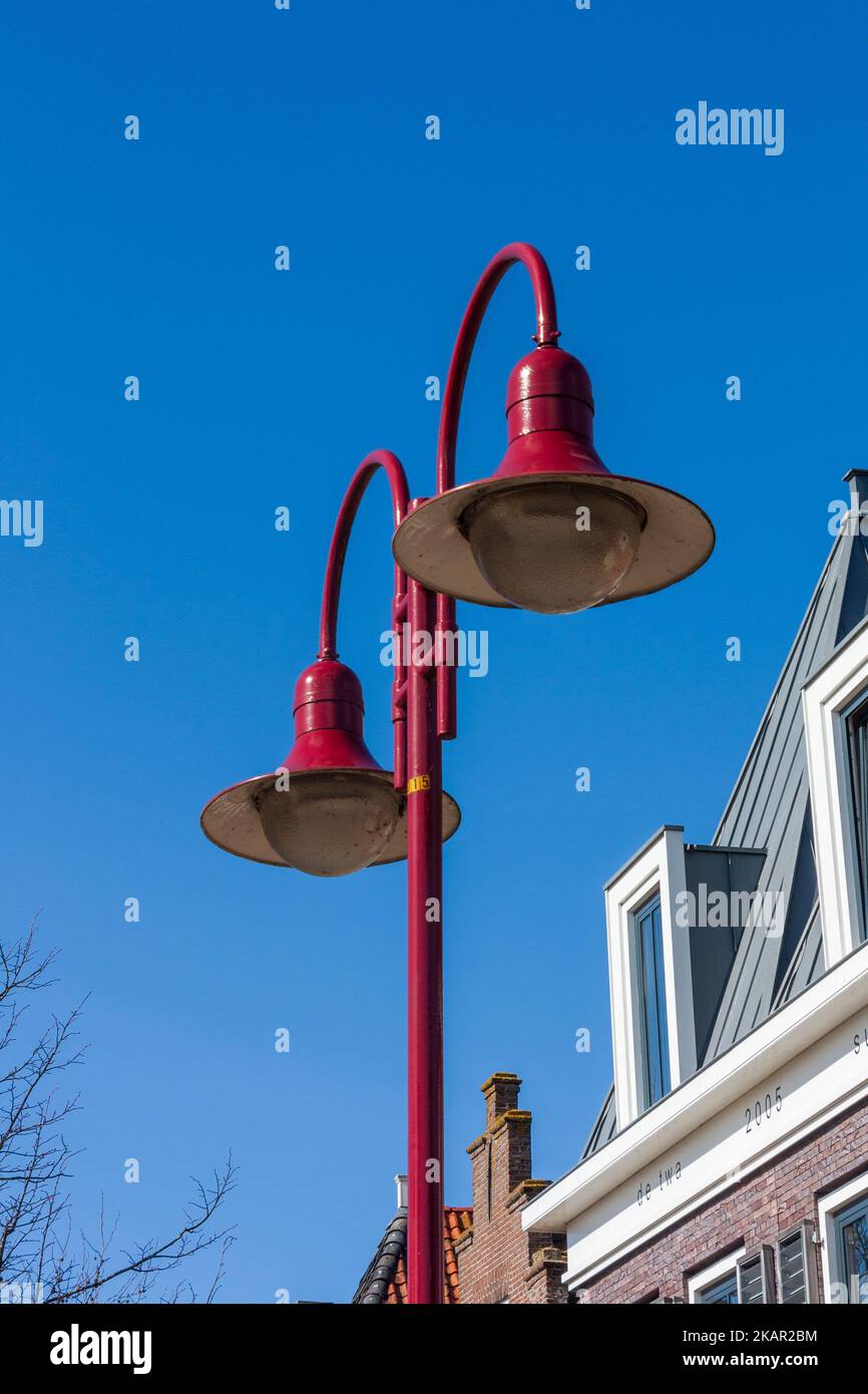 A street Lamp post in Makkum, Netherland Stock Photo - Alamy