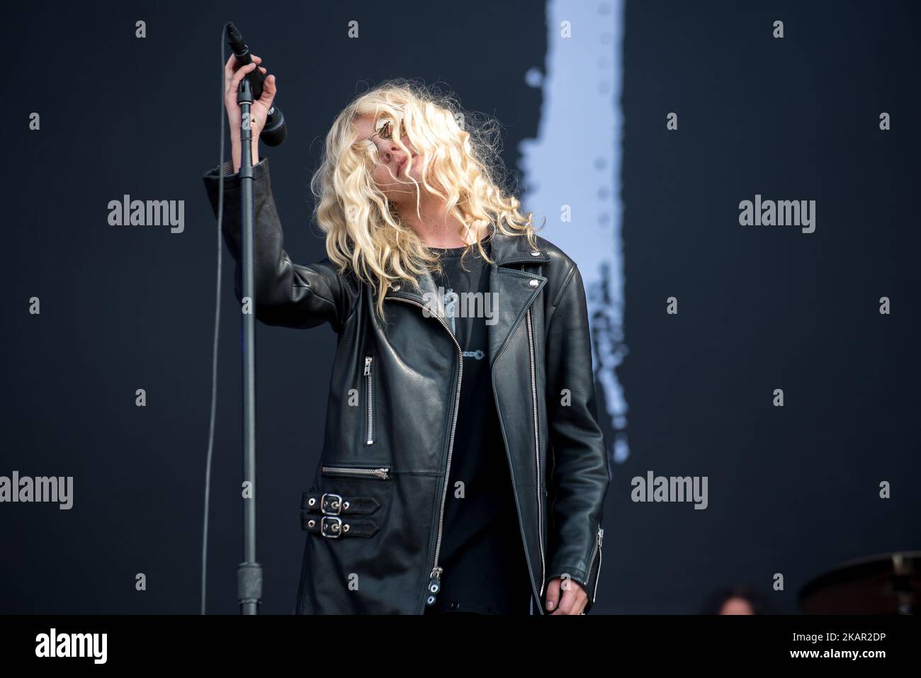 American rock band The Pretty Reckless perform on the second day of ...