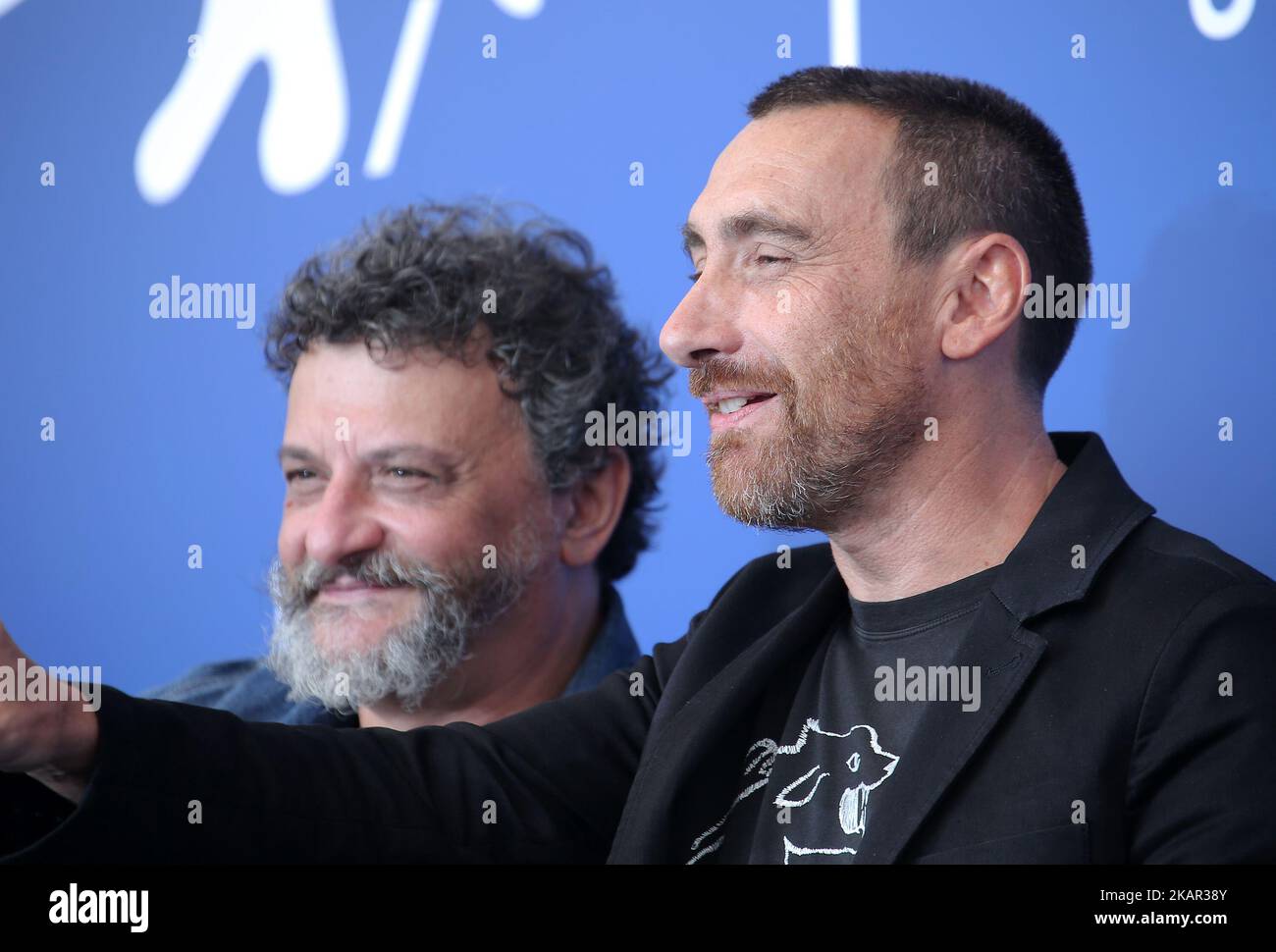 Marco Manetti and Antonio Manetti attend the 'Ammore E Malavita ...