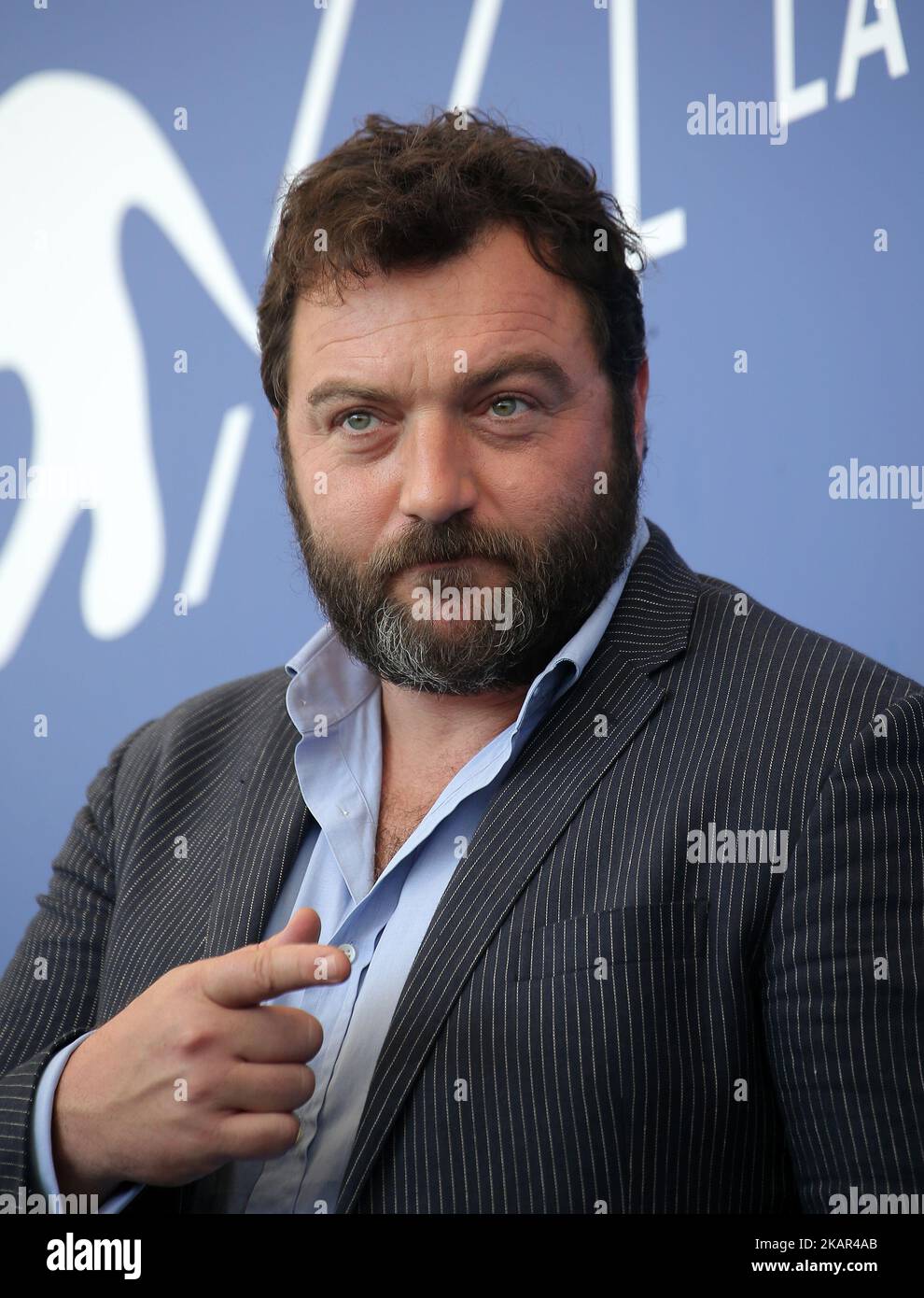 Venice, Italy. 08 September, 2017. Denis Menochet attends the photocall ...