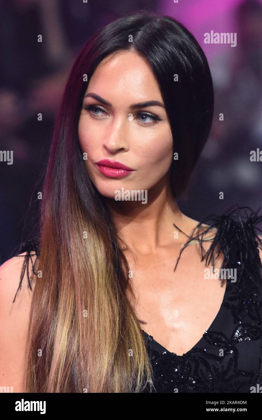 Actress Megan Fox is seen during the runway of the fashion show to show ...