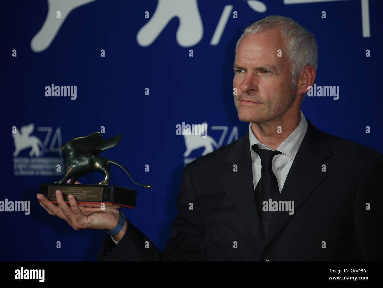 Martin McDonagh receives the Best Screenplay Award for 'Three ...