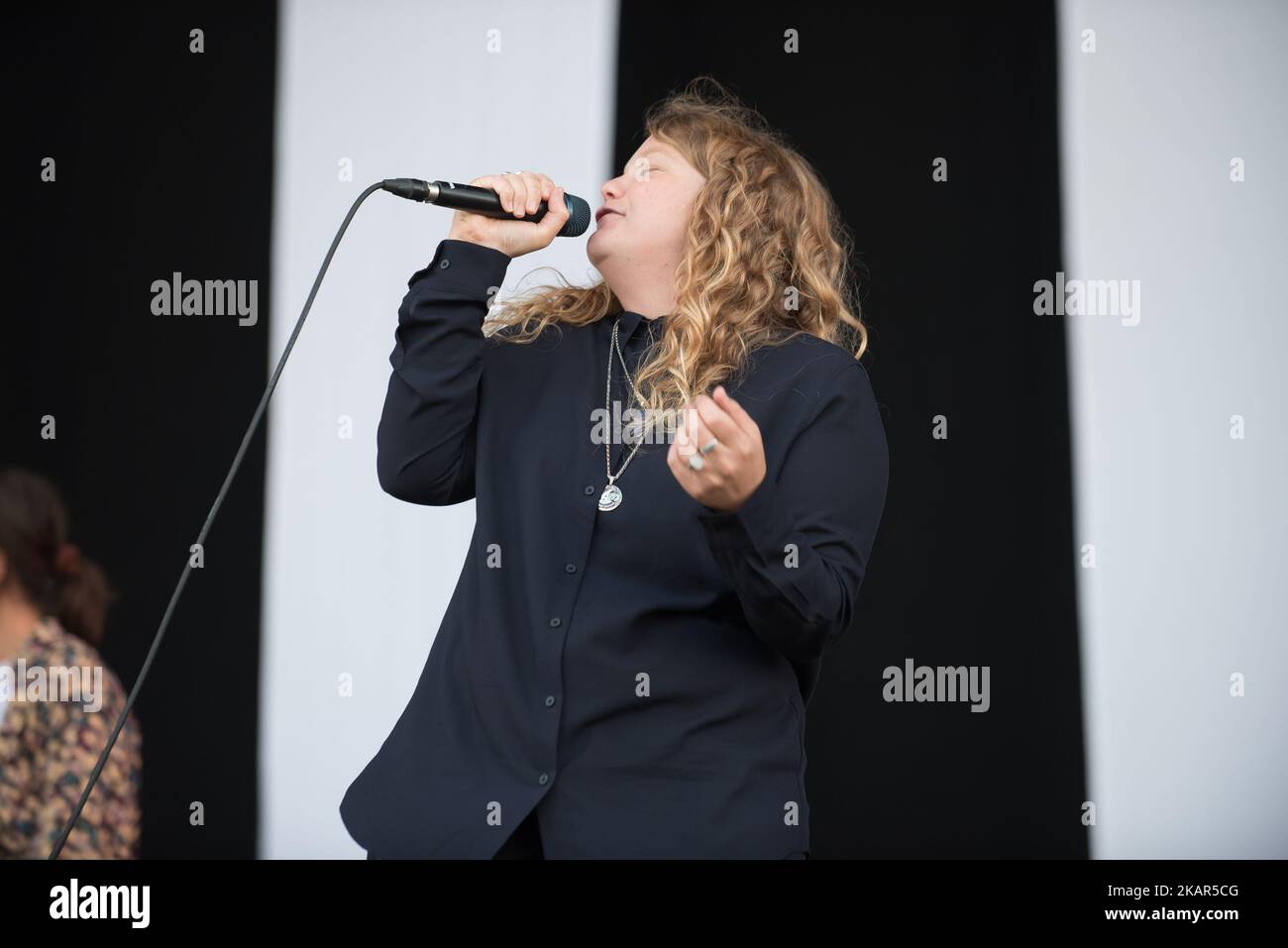 English poet, spoken-word artist and playwright Kate Tempest performs ...