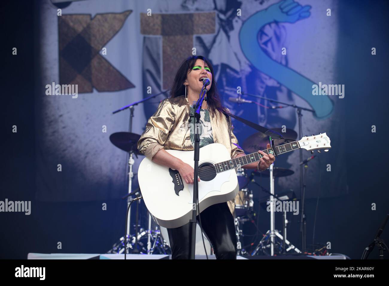 Scottish singer-songwriter and musician KT Tunstall performs live at ...