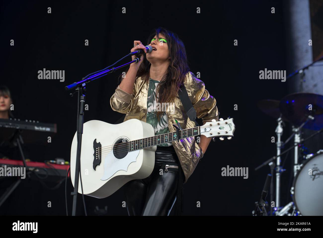 Scottish singer-songwriter and musician KT Tunstall performs live at ...
