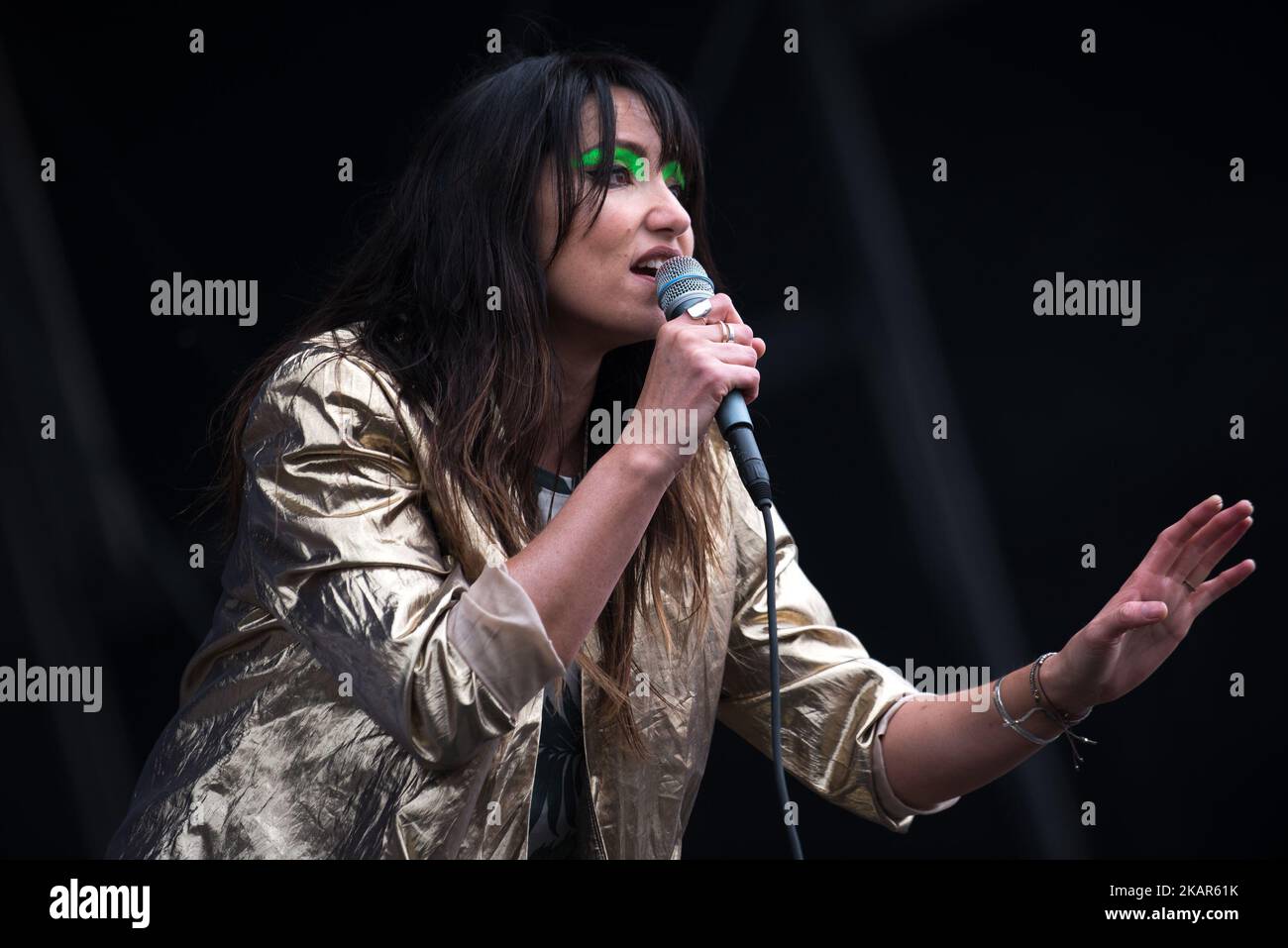 Scottish singer-songwriter and musician KT Tunstall performs live at ...