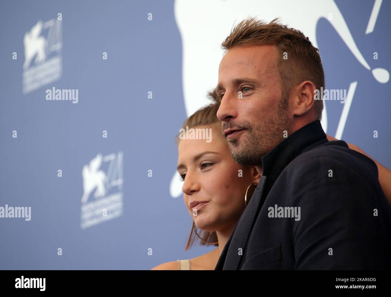 Venice, Italy. 08 September, 2017. Adele Exarchopoulos and Matthias ...