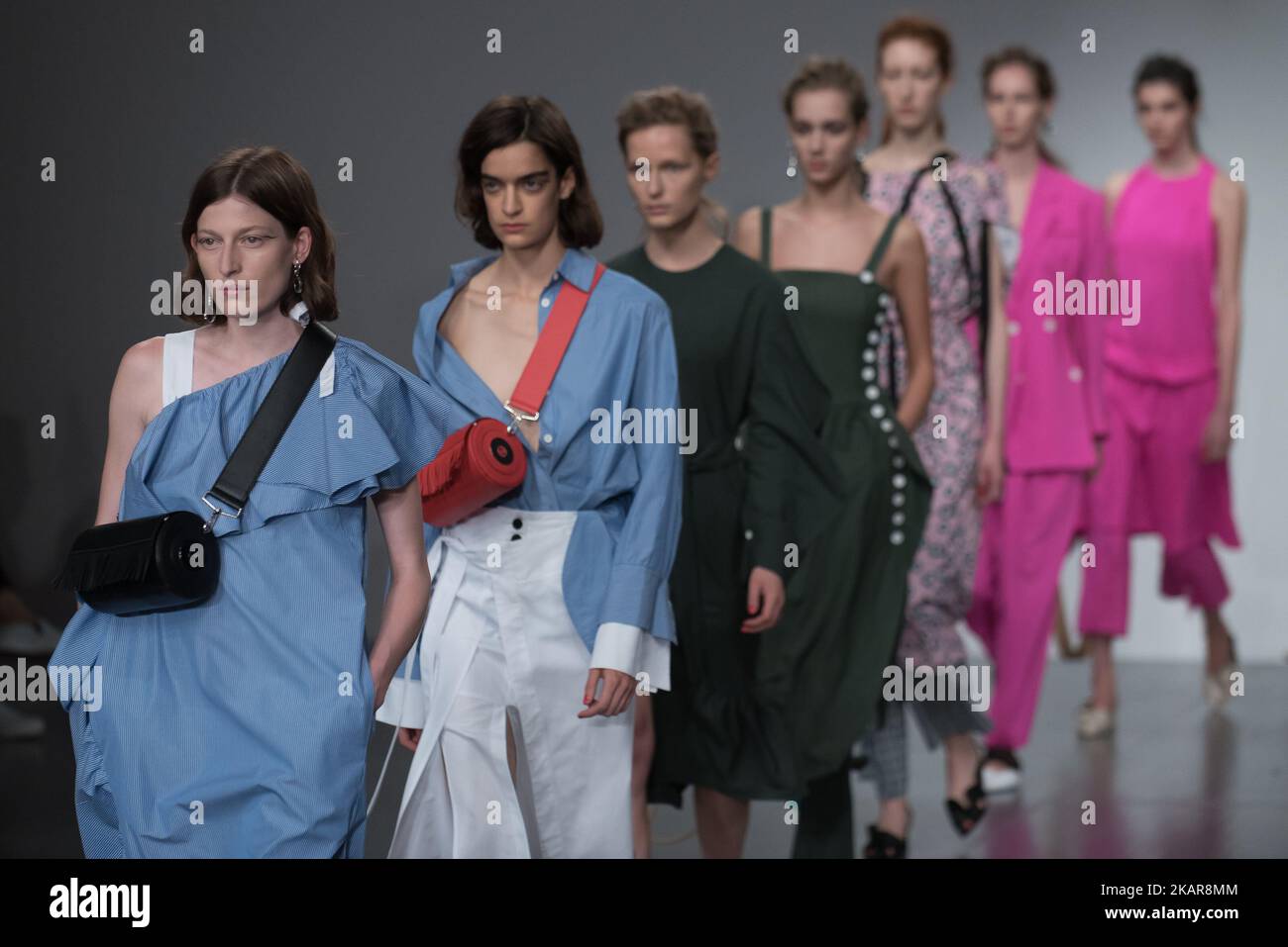 Models walk runway eudon hi-res stock photography and images - Alamy