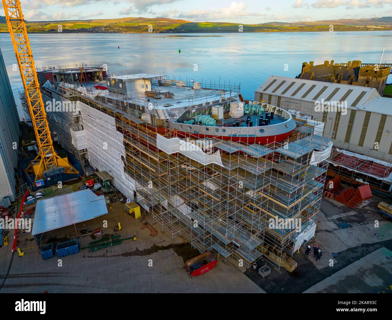 Port Glasgow, Scotland, UK. 3rd November 2022. Views of Caledonian ...