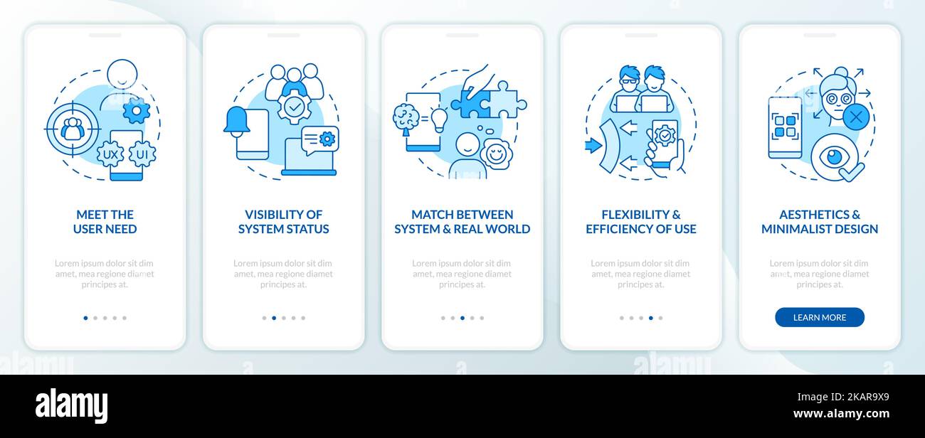 User experience design improving blue onboarding mobile app screen ... User experience design improving blue onboarding mobile app screen ...