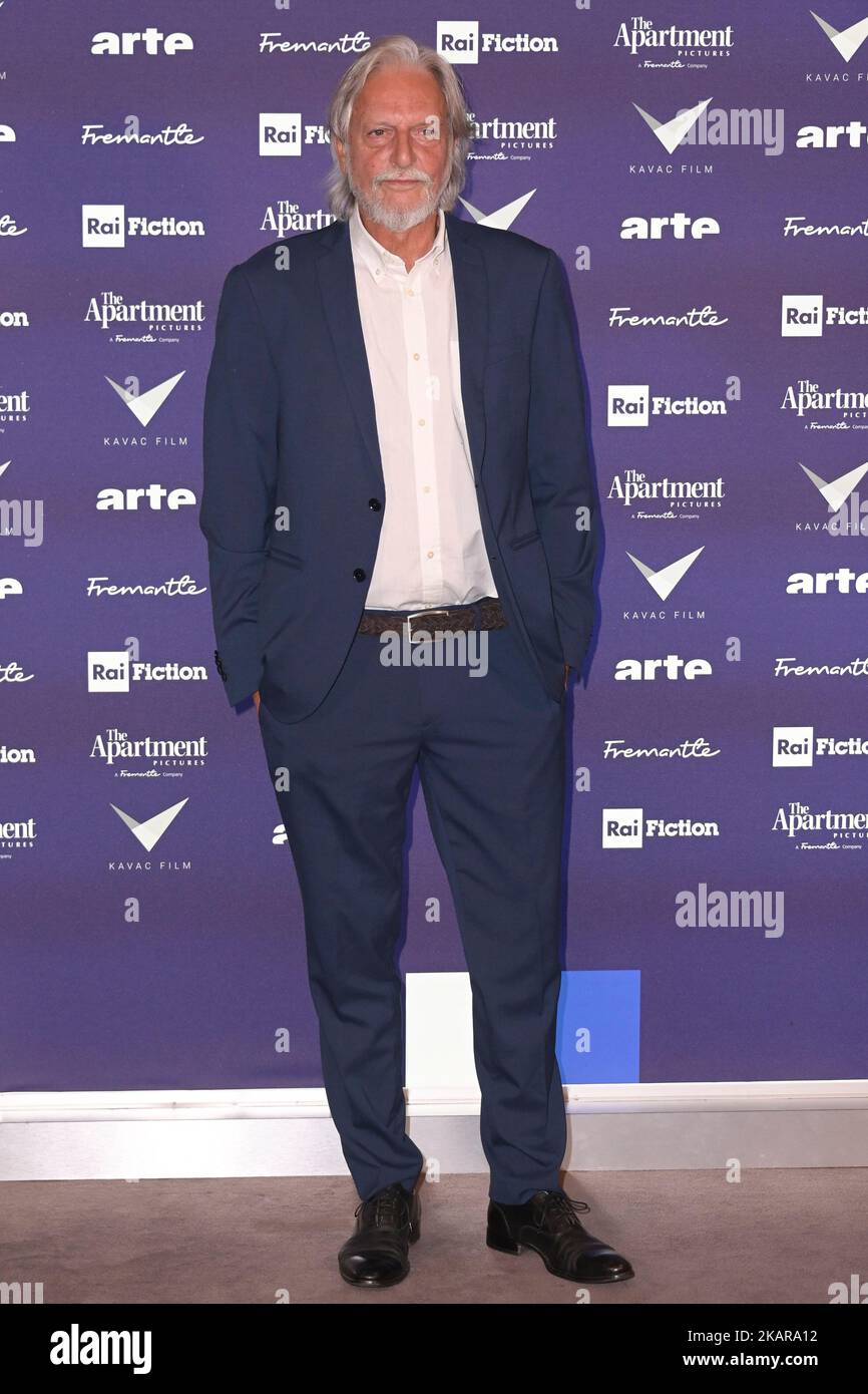 Gigio Alberti attends the photocall of the Rai series "Esterno notte ...