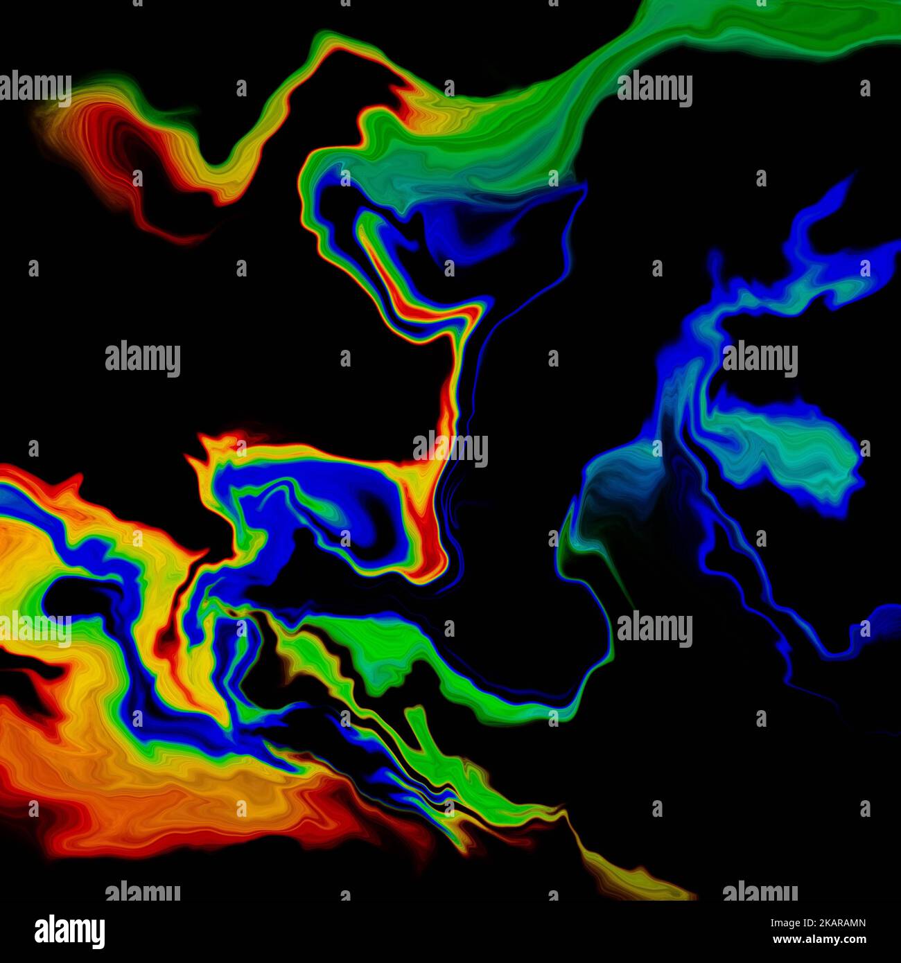 An abstract illustration of a colorful fog background digital art Stock ...