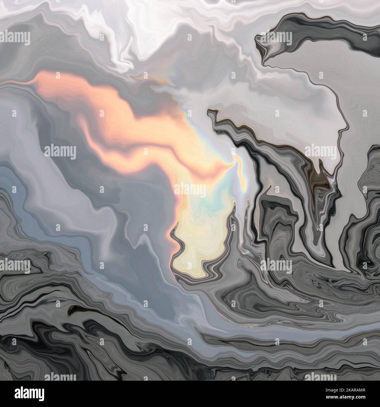An abstract illustration of a colorful fog background digital art Stock ...