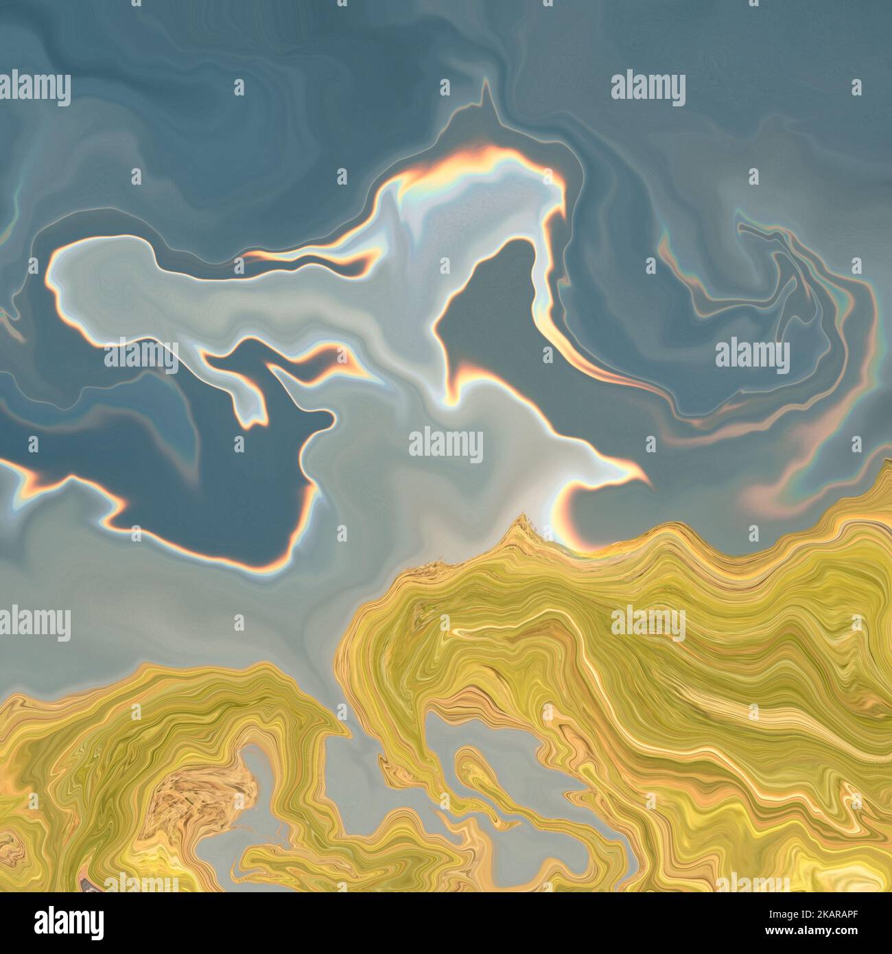 An abstract illustration of a colorful fog background digital art Stock ...