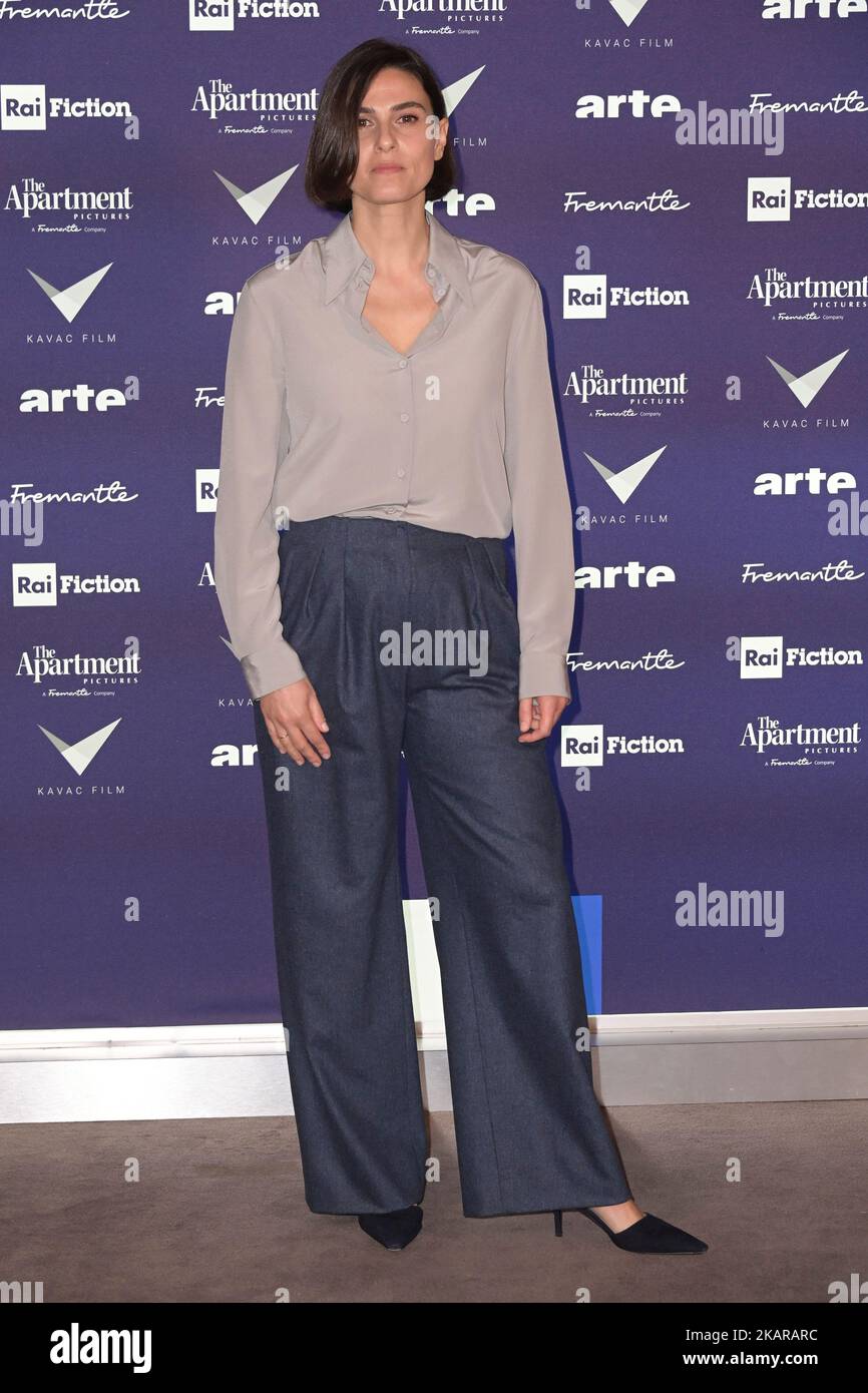 Daniela Marra attends the photocall of the Rai series "Esterno notte ...