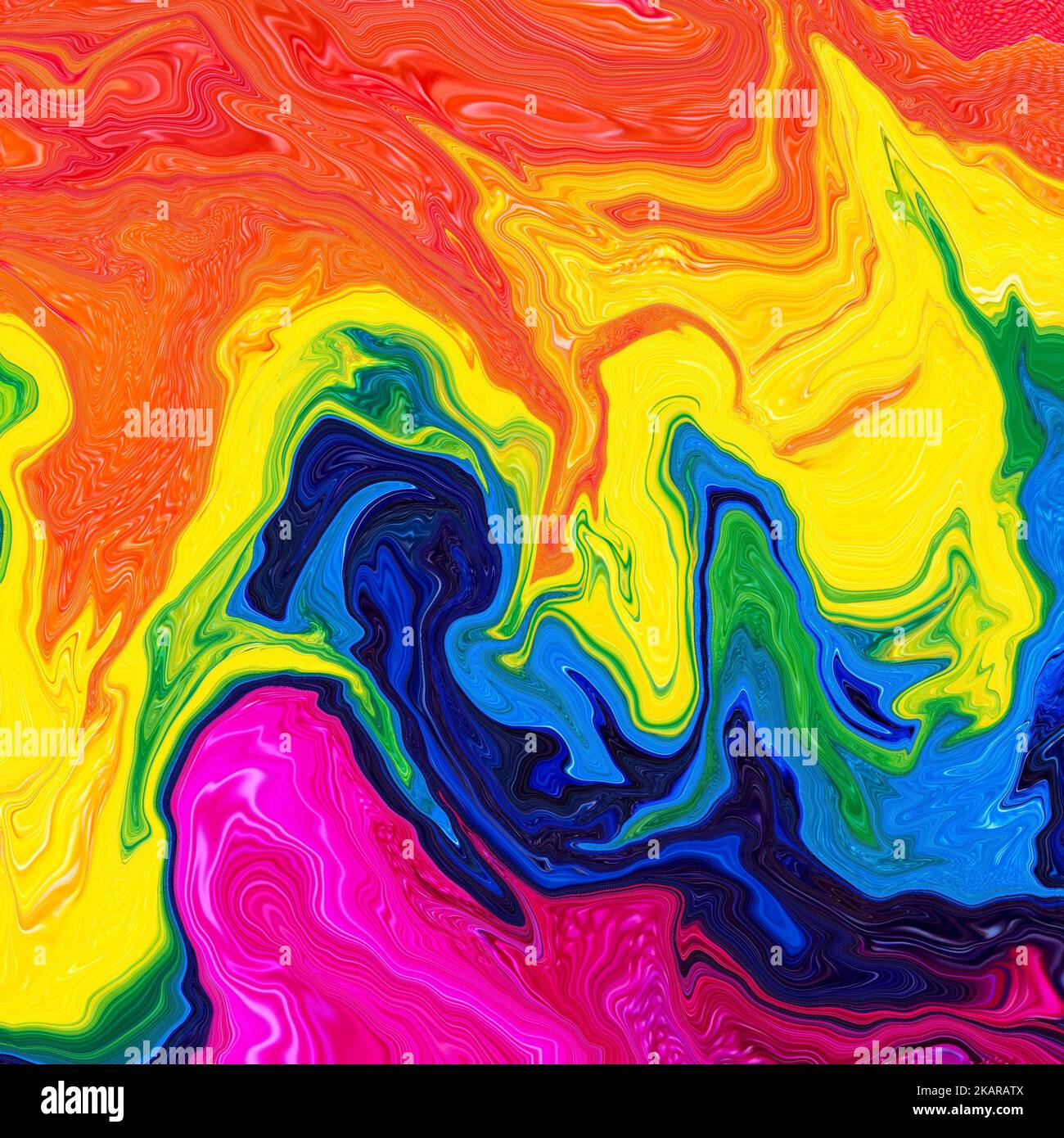 An abstract illustration of a colorful fog background digital art Stock ...