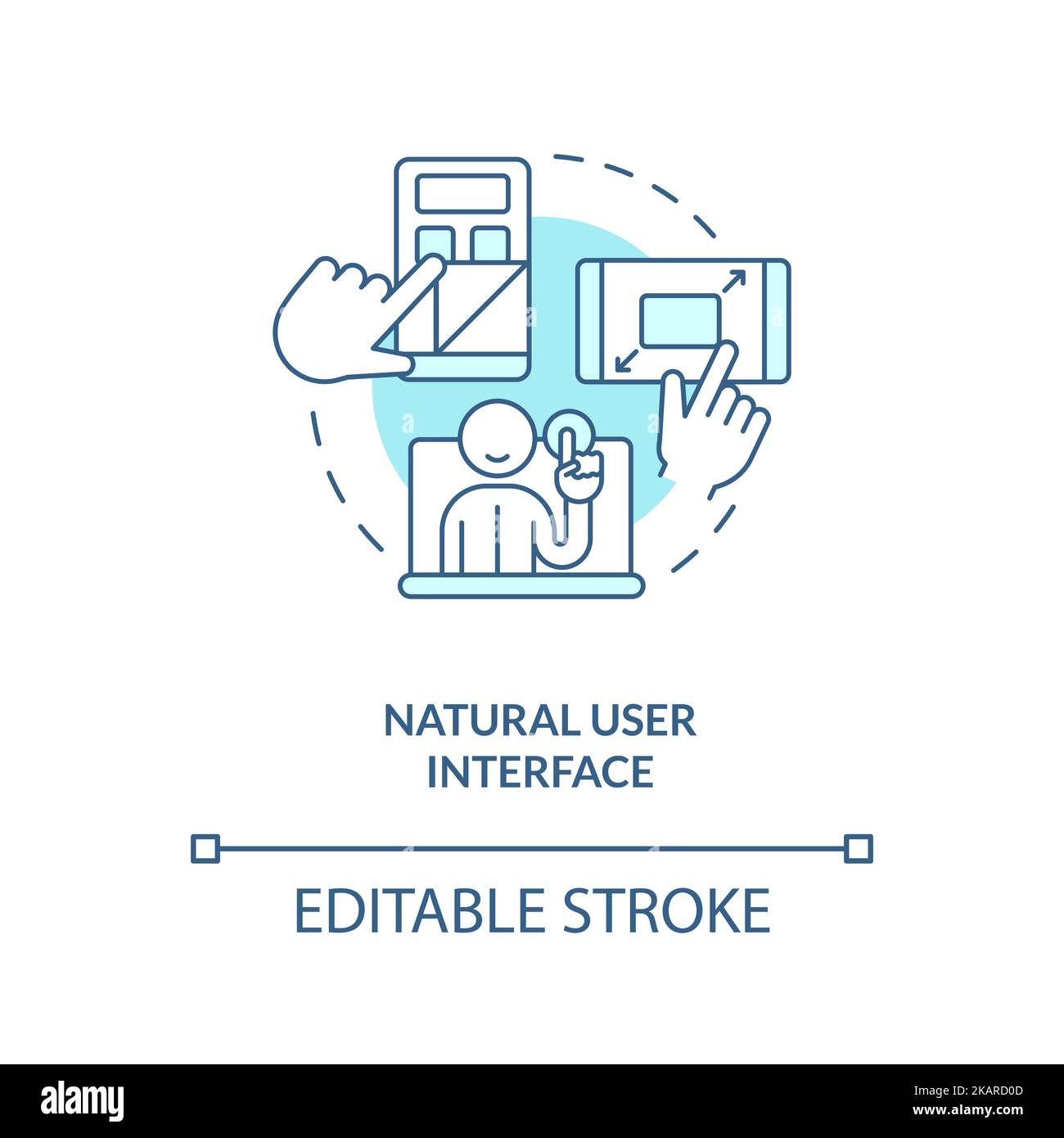 Natural user interface Stock Vector Images - Alamy