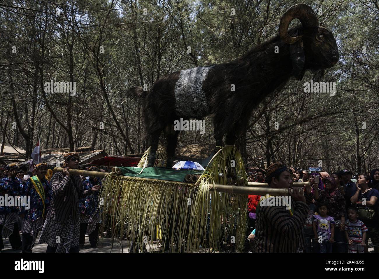 Javanese people follow the ritual ceremony of labuhan 1st Suro ...