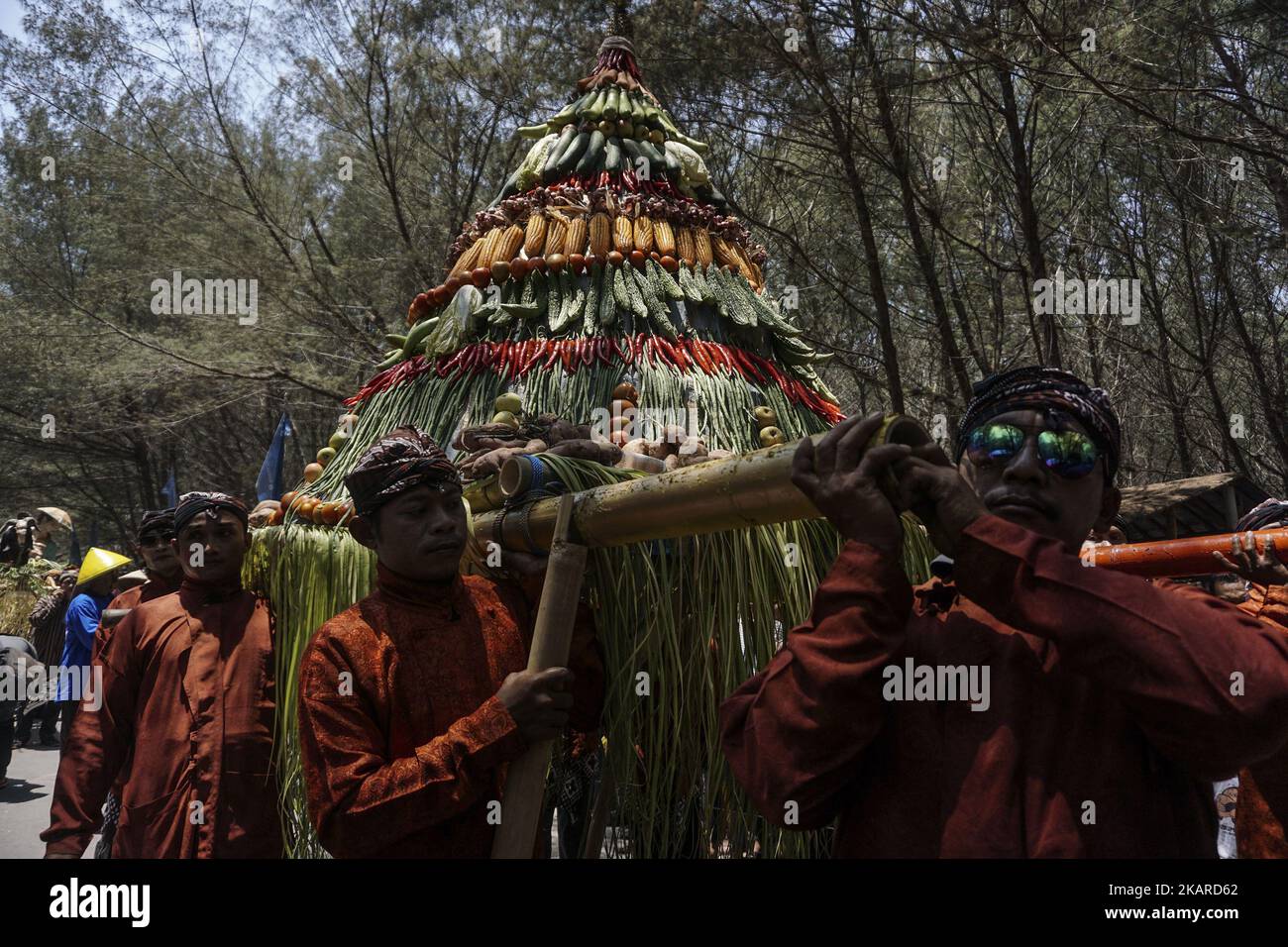 Javanese people follow the ritual ceremony of labuhan 1st Suro ...