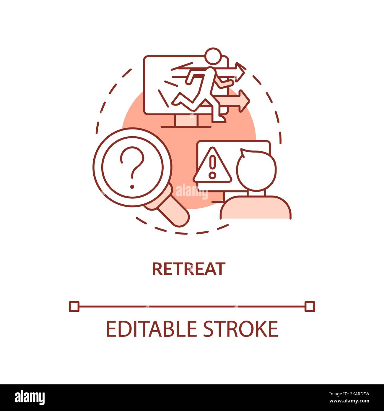 Retreat terracotta concept icon Stock Vector Image & Art - Alamy Retreat terracotta concept icon Stock Vector Image & Art - Alamy