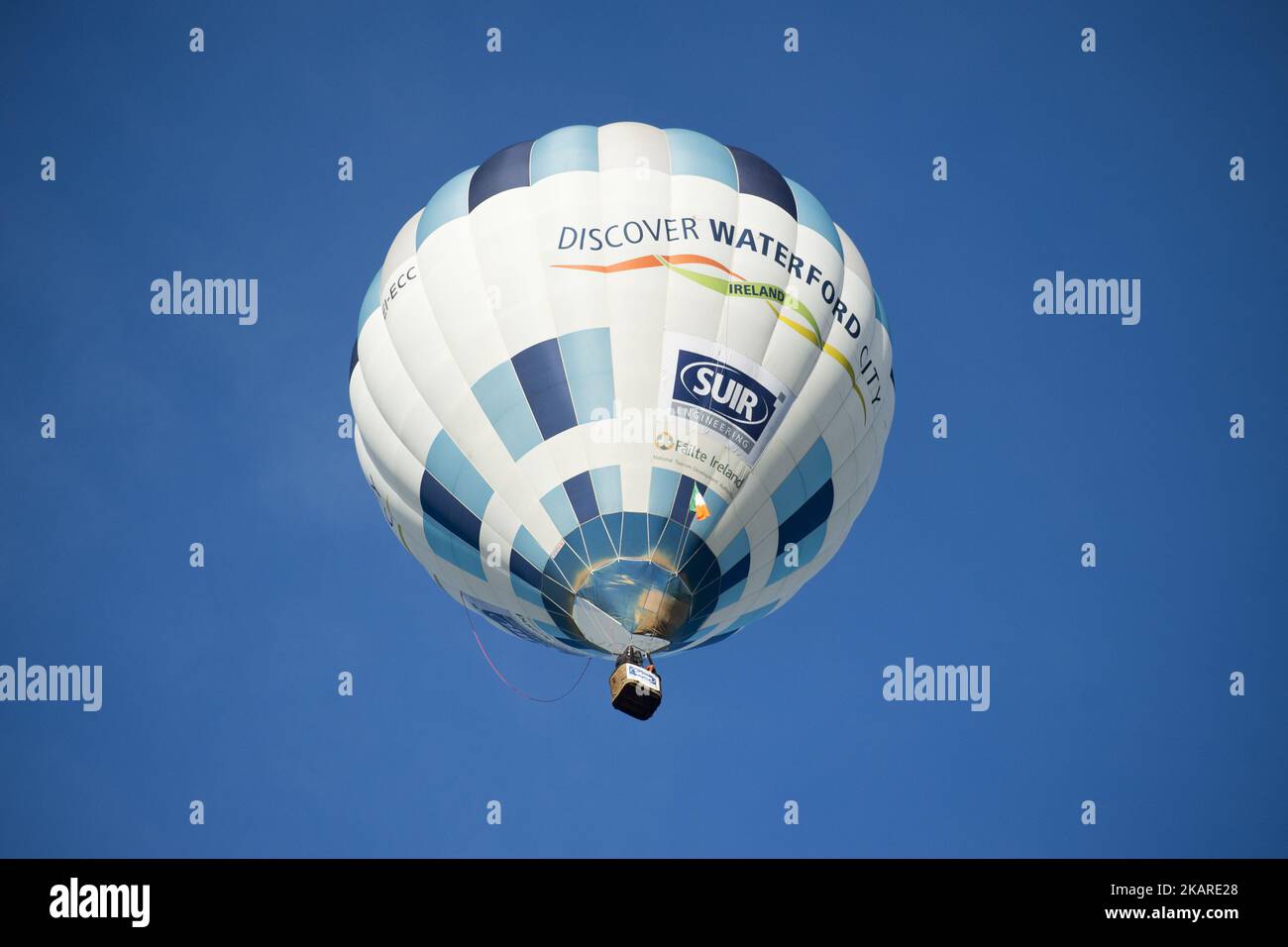 EI ECC balloon with pilot Joe Daly from Ireland pictured during the ...