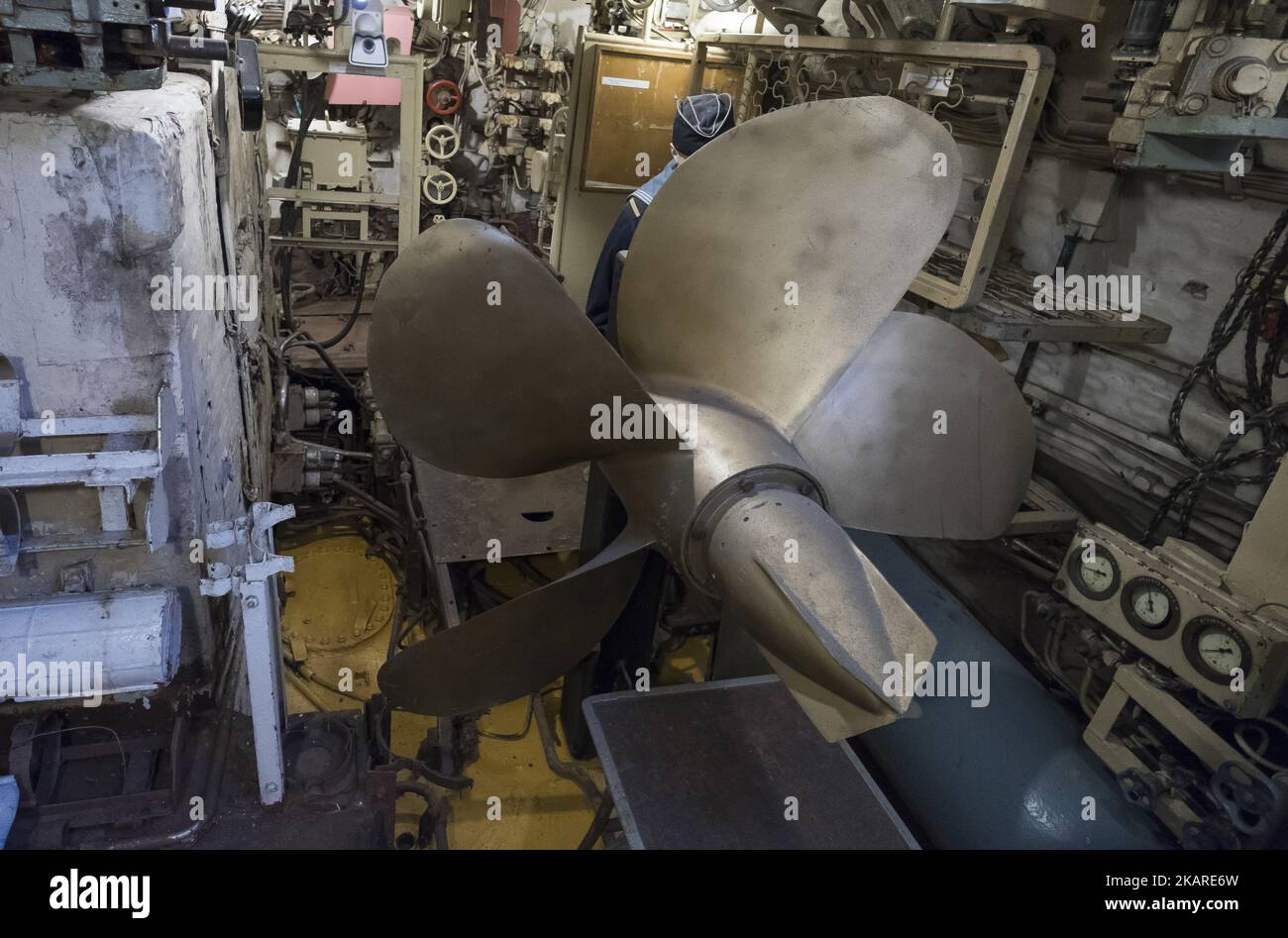 The submarine U-434 left the Russian shipyards in 1976. It was built in ...